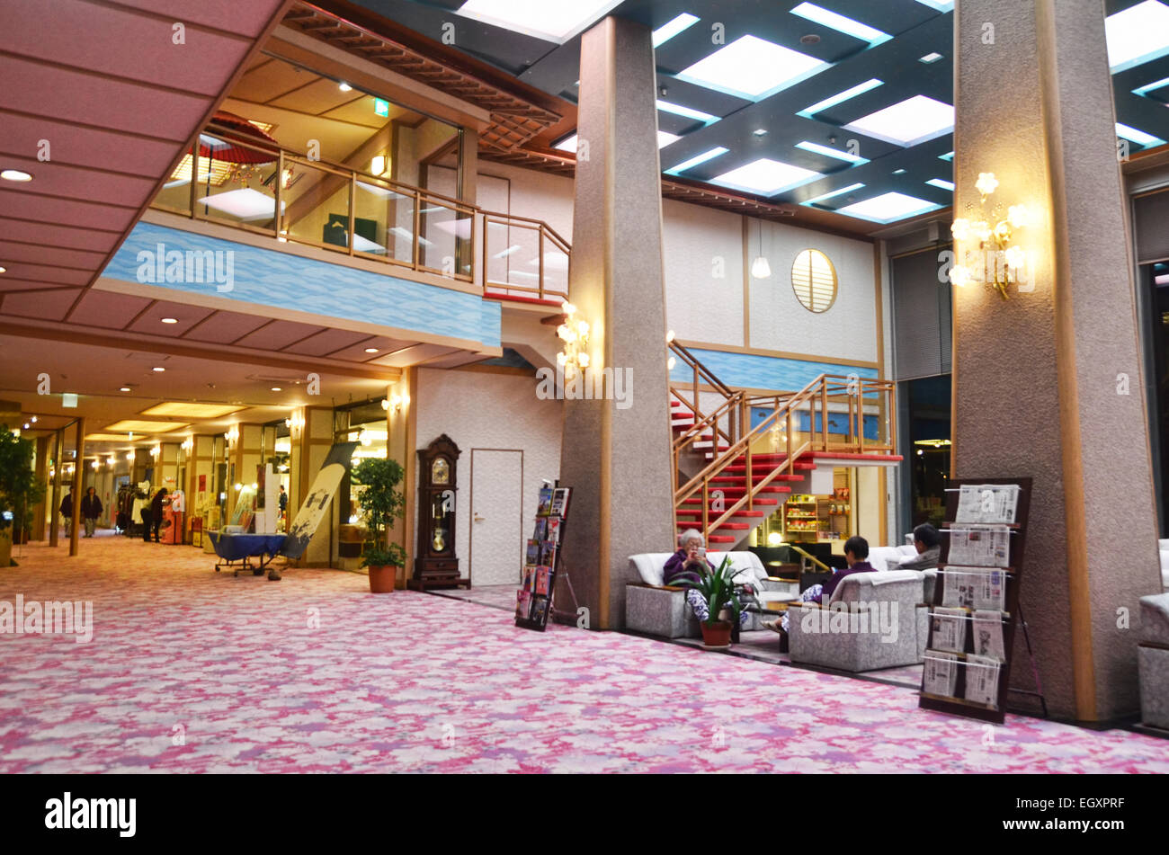 Japanese Hotel Lobby Not Ryokan Not Inn High Resolution Stock ...