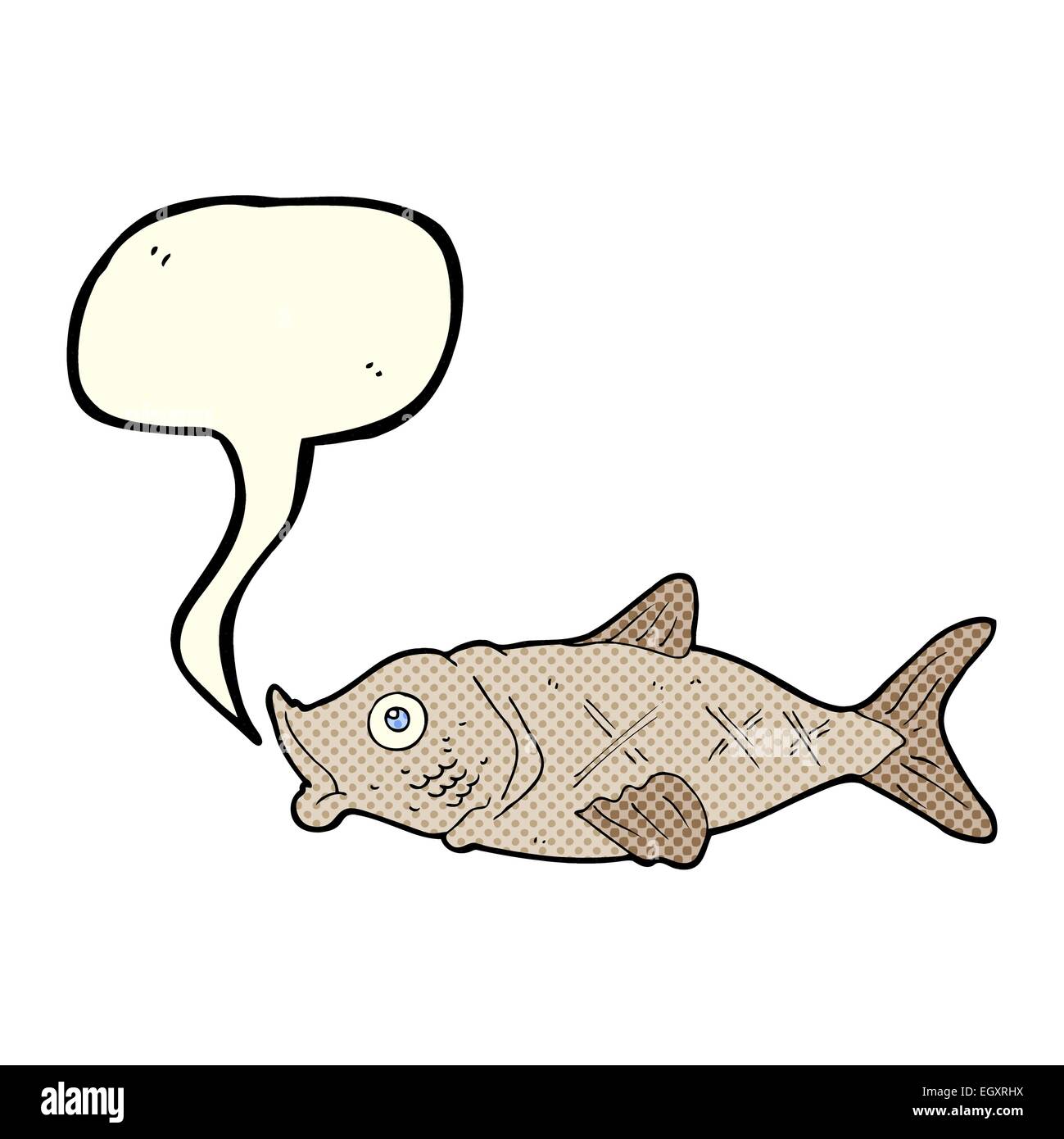 cartoon fish with speech bubble Stock Vector Image & Art - Alamy