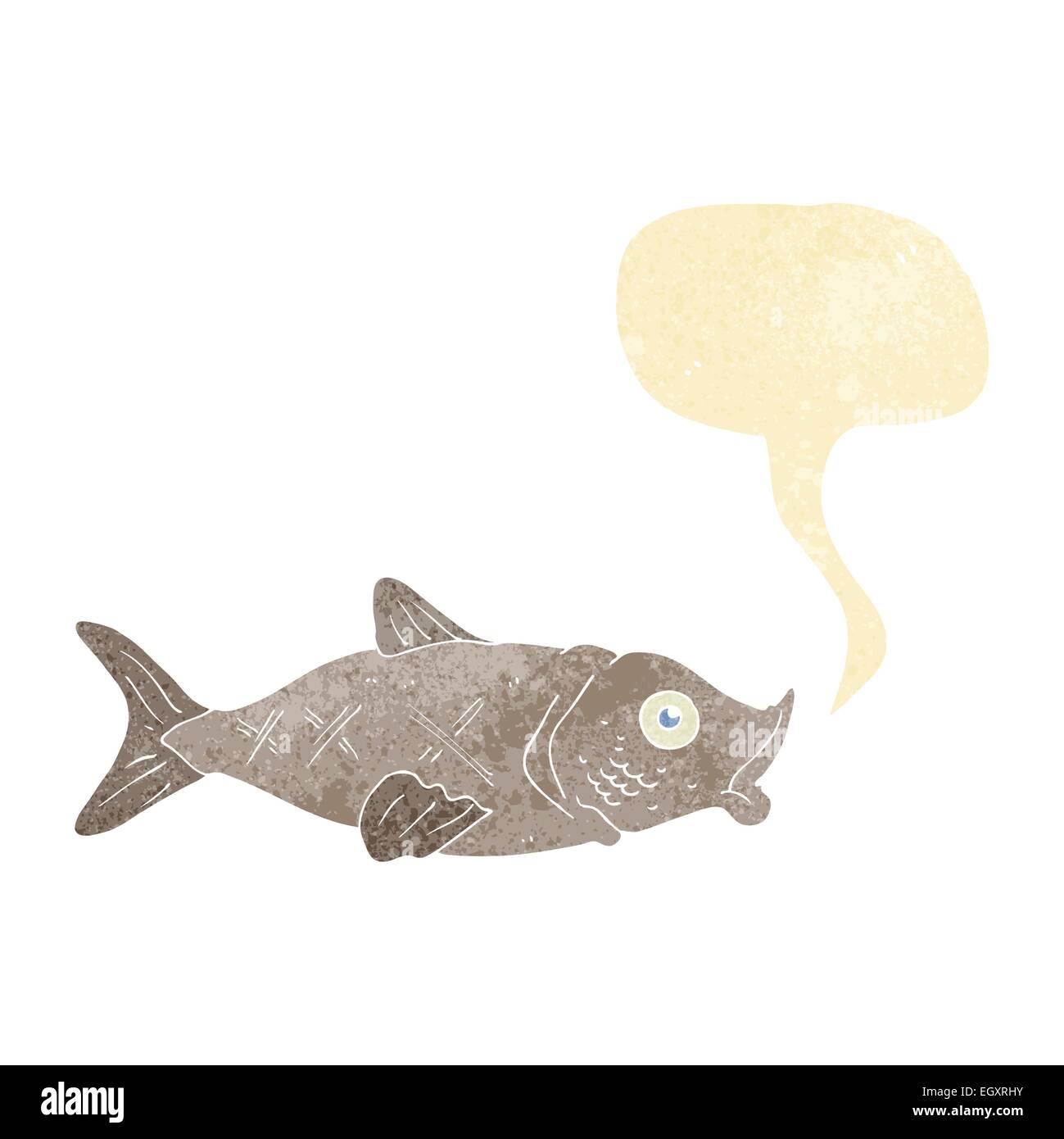 cartoon fish with speech bubble Stock Vector Image & Art - Alamy