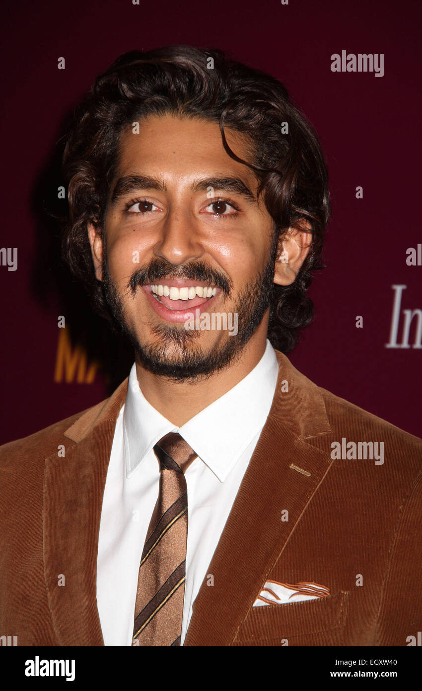 Dev patel headshot 2015 hi-res stock photography and images - Alamy