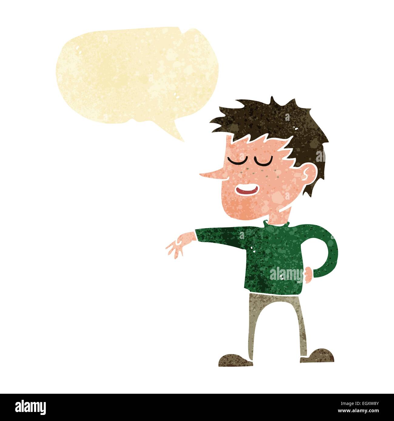 Male making speech Cut Out Stock Images & Pictures - Alamy