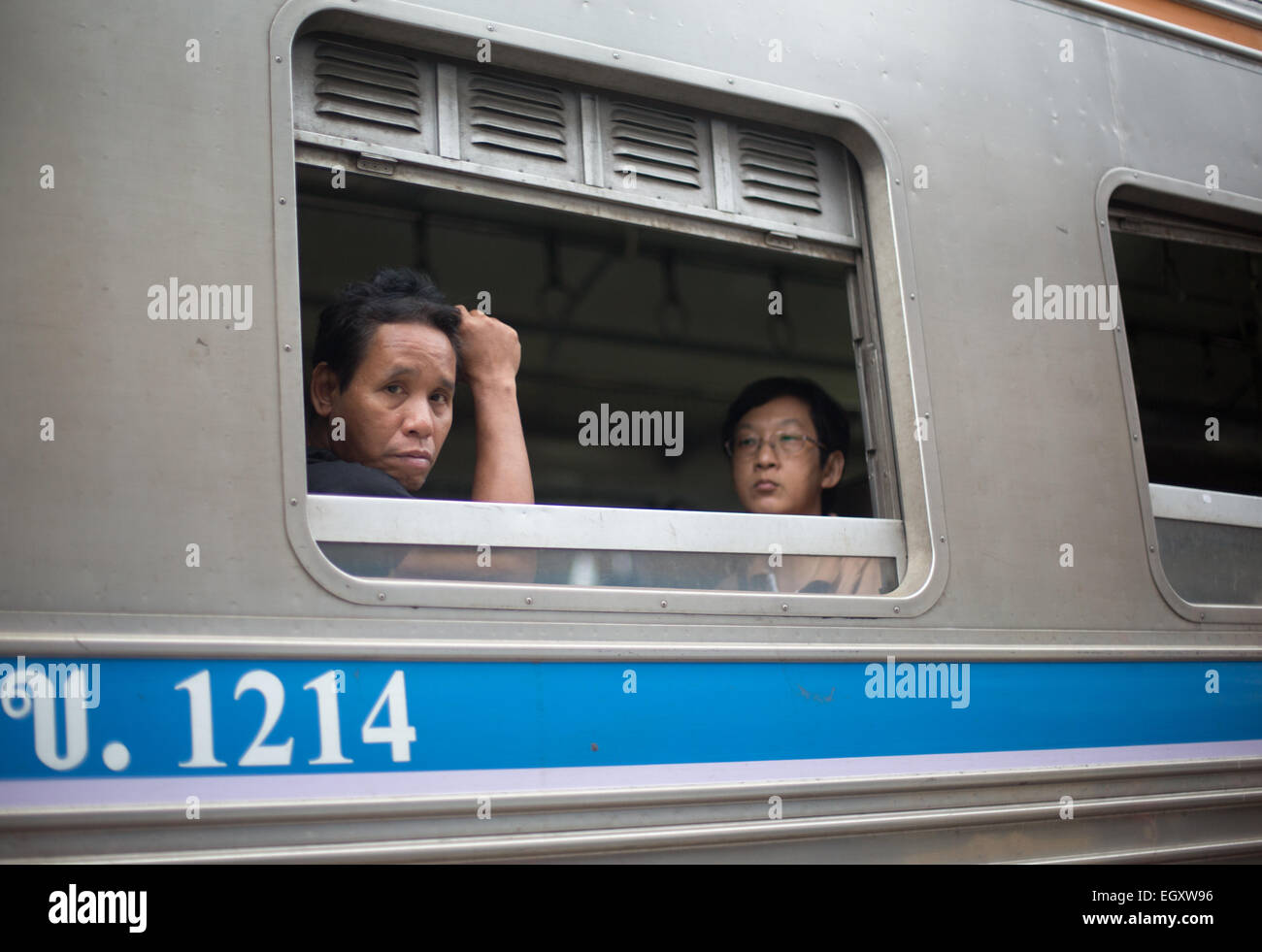 View through open window train hi-res stock photography and images - Alamy