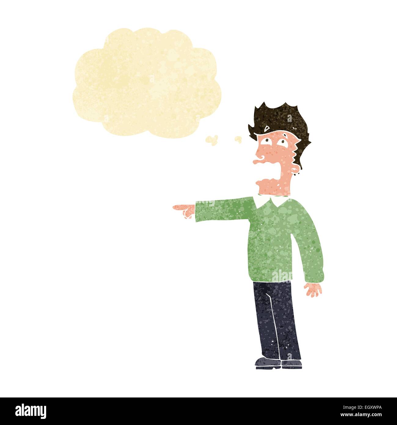 Man accusing cartoon hi-res stock photography and images - Alamy