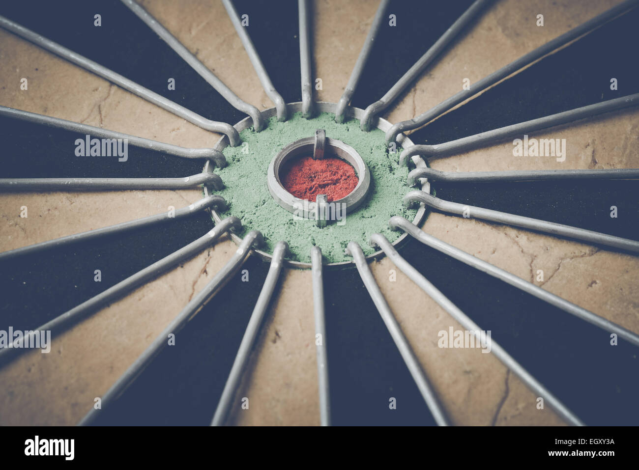 Retro Dart Board with Vintage Instagram Style Filter Stock Photo - Alamy