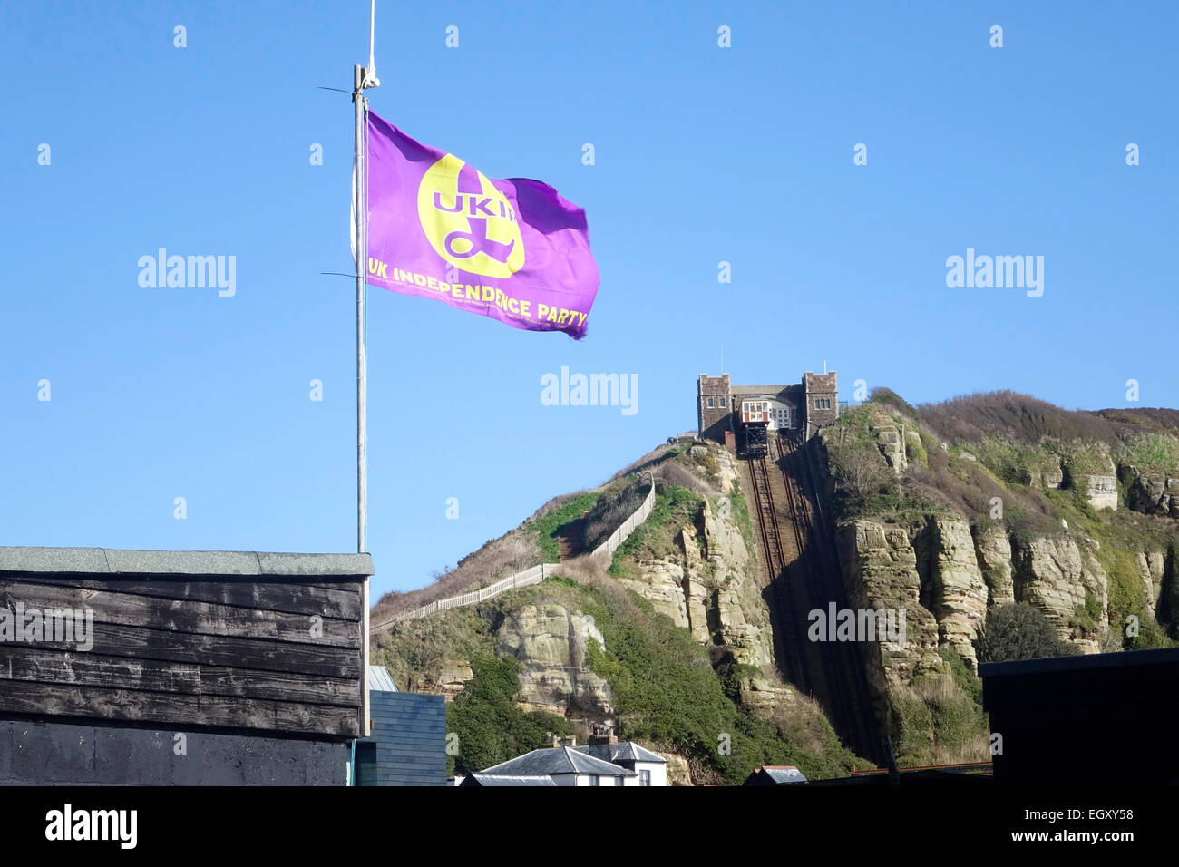 Ukip flag hi-res stock photography and images - Alamy