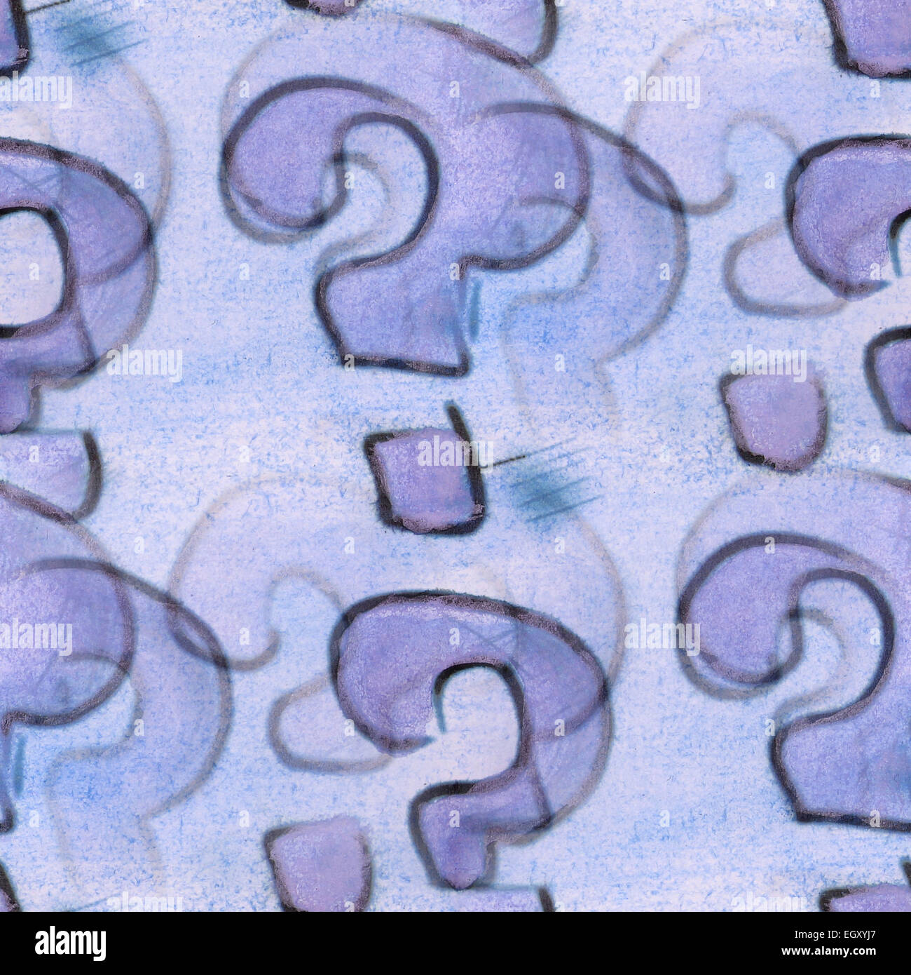 Seamless blue questions ancient ornament wallpaper background Stock ...