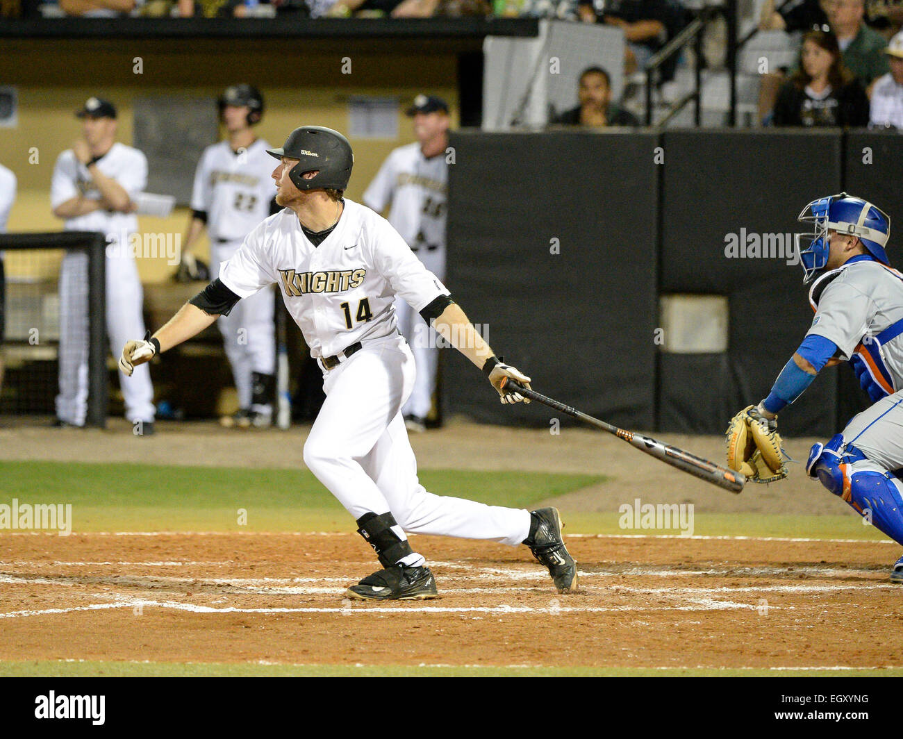 Orlando, FL, USA. 3rd Mar, 2015. UCF Knights infielder Tommy Williams ...
