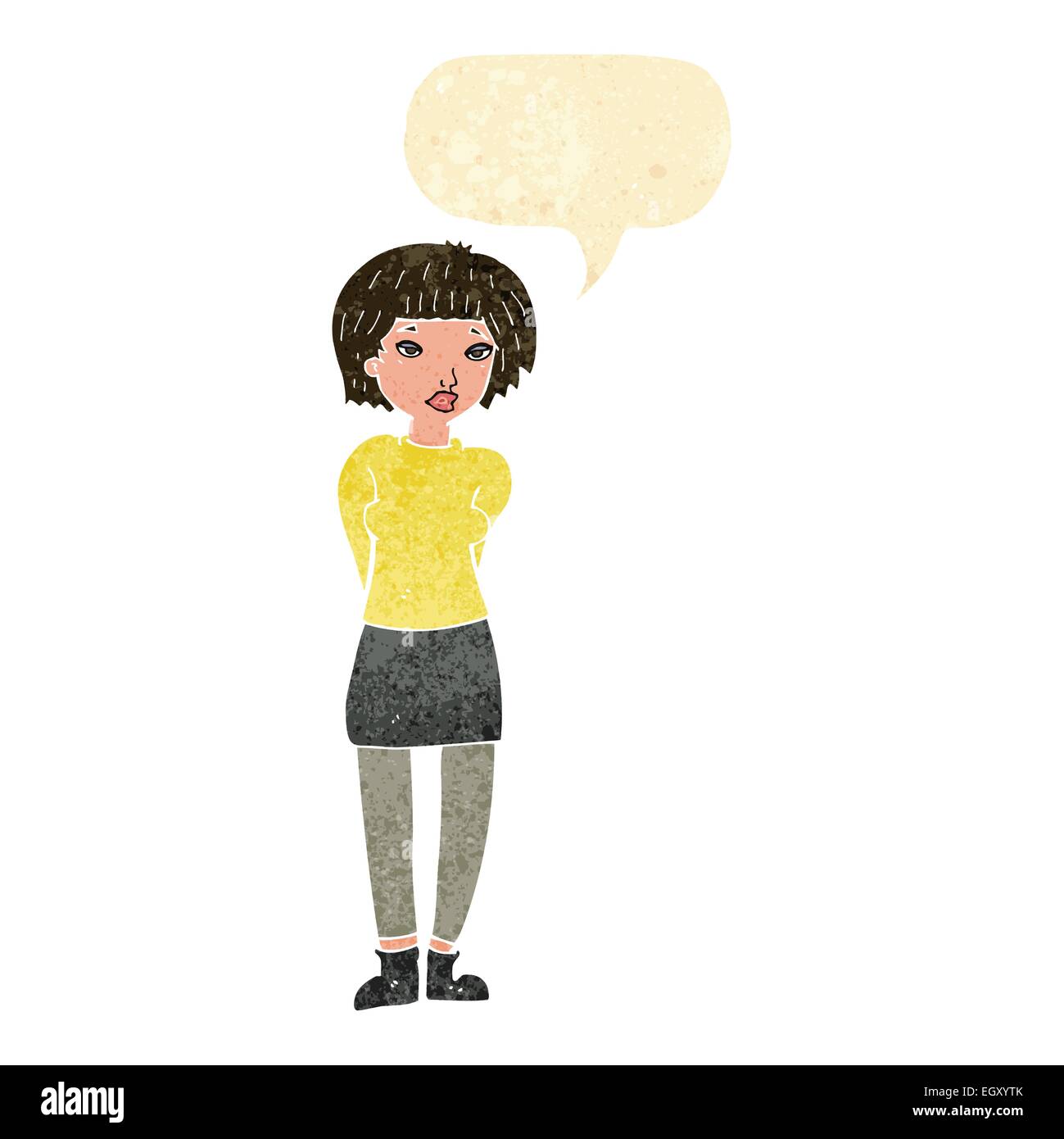 Shy woman bubble hi-res stock photography and images - Alamy