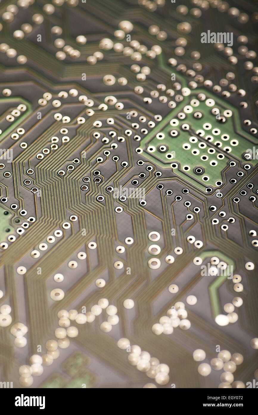 Vertical shot of an electronic micro circuit Stock Photo - Alamy