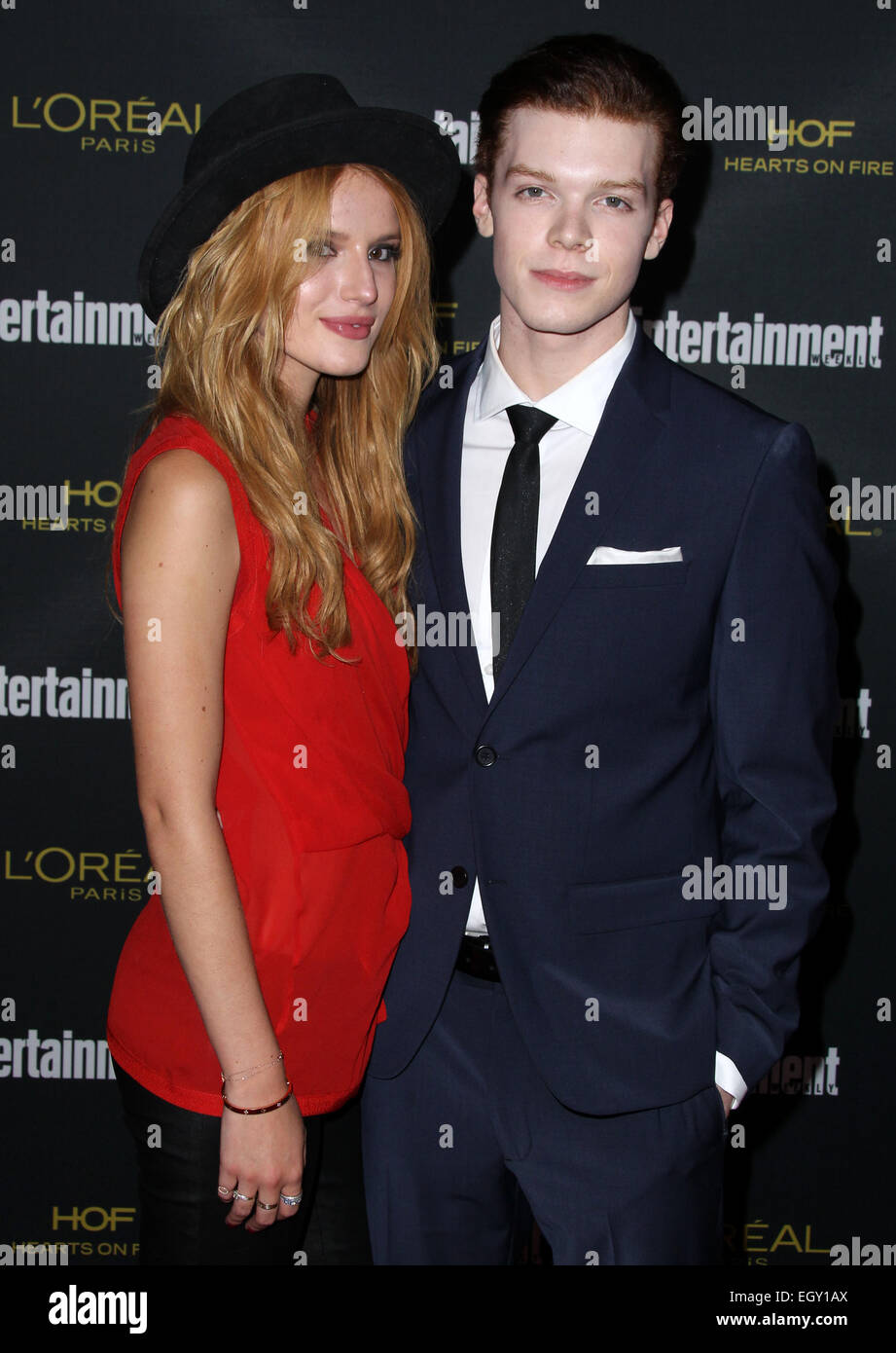 Bella thorne and cameron monaghan hi-res stock photography and images ...