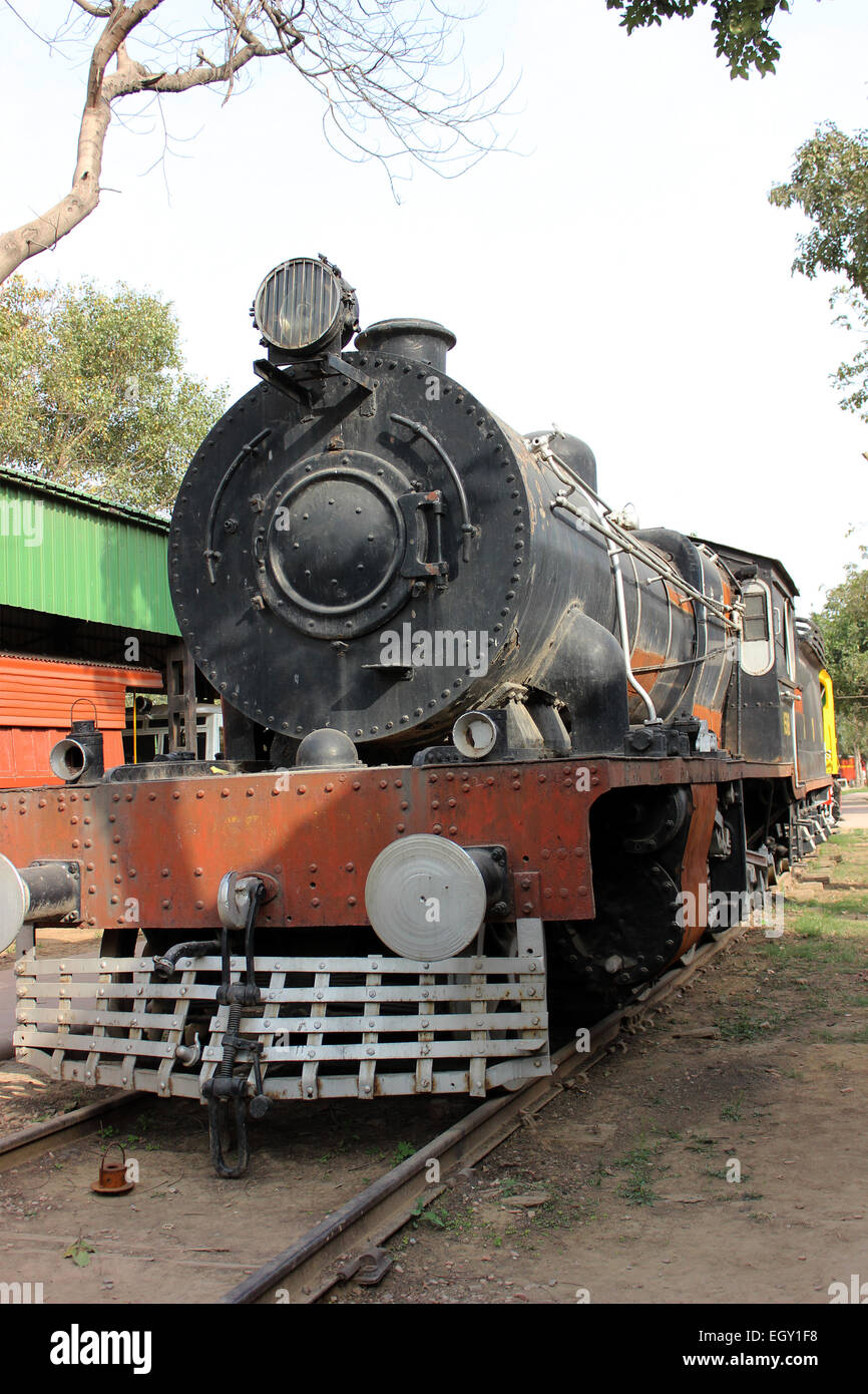 Train, Indian, India, old, vintage, iron, depot, engine, excursion ...