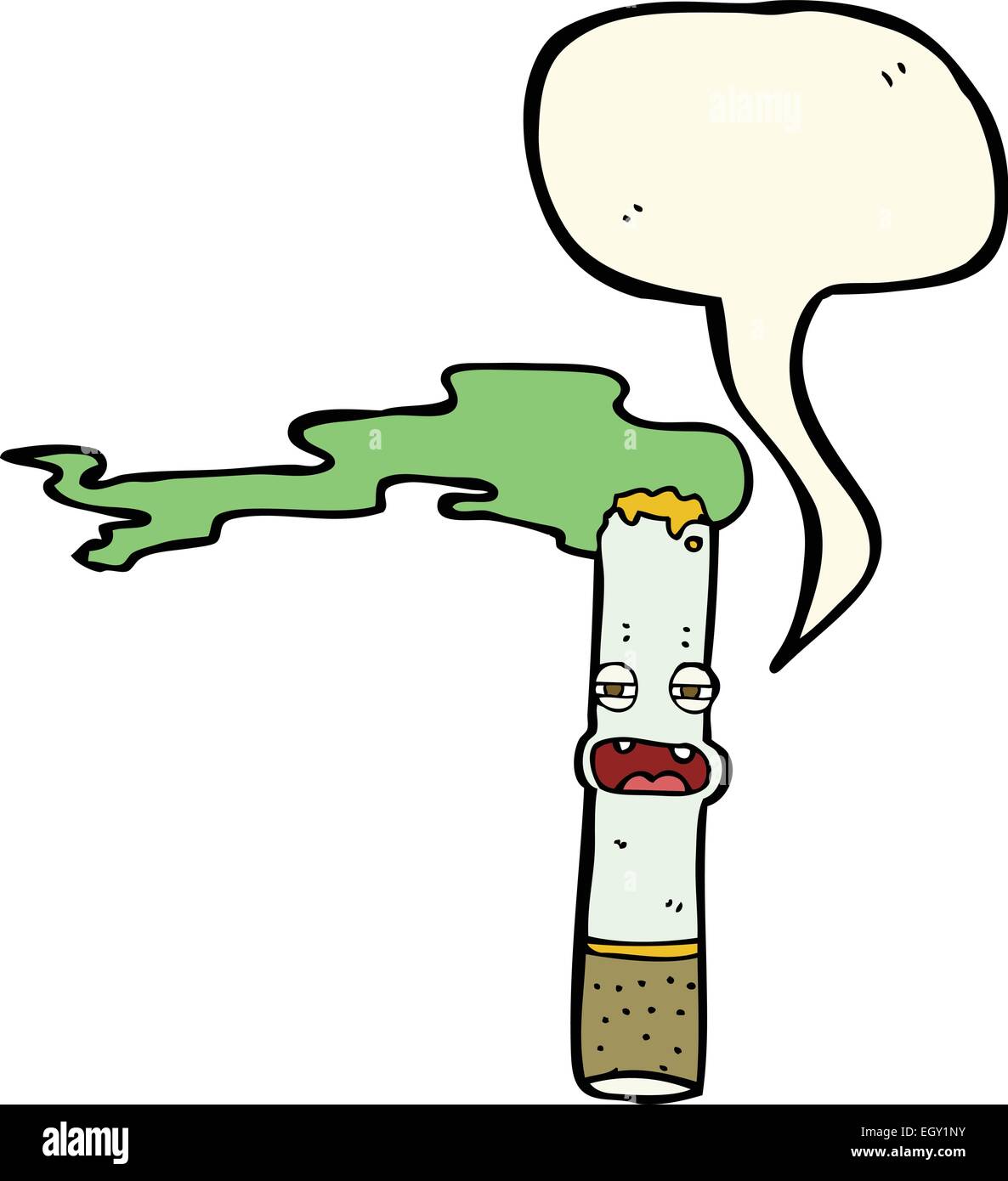 cartoon marijuana character with speech bubble Stock Vector Image & Art ...