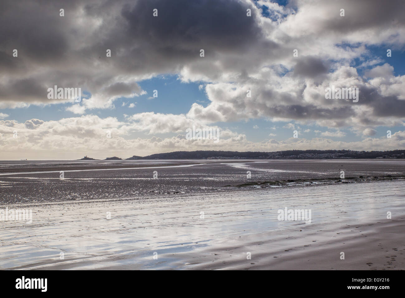 View of Swansea beach Stock Photo - Alamy