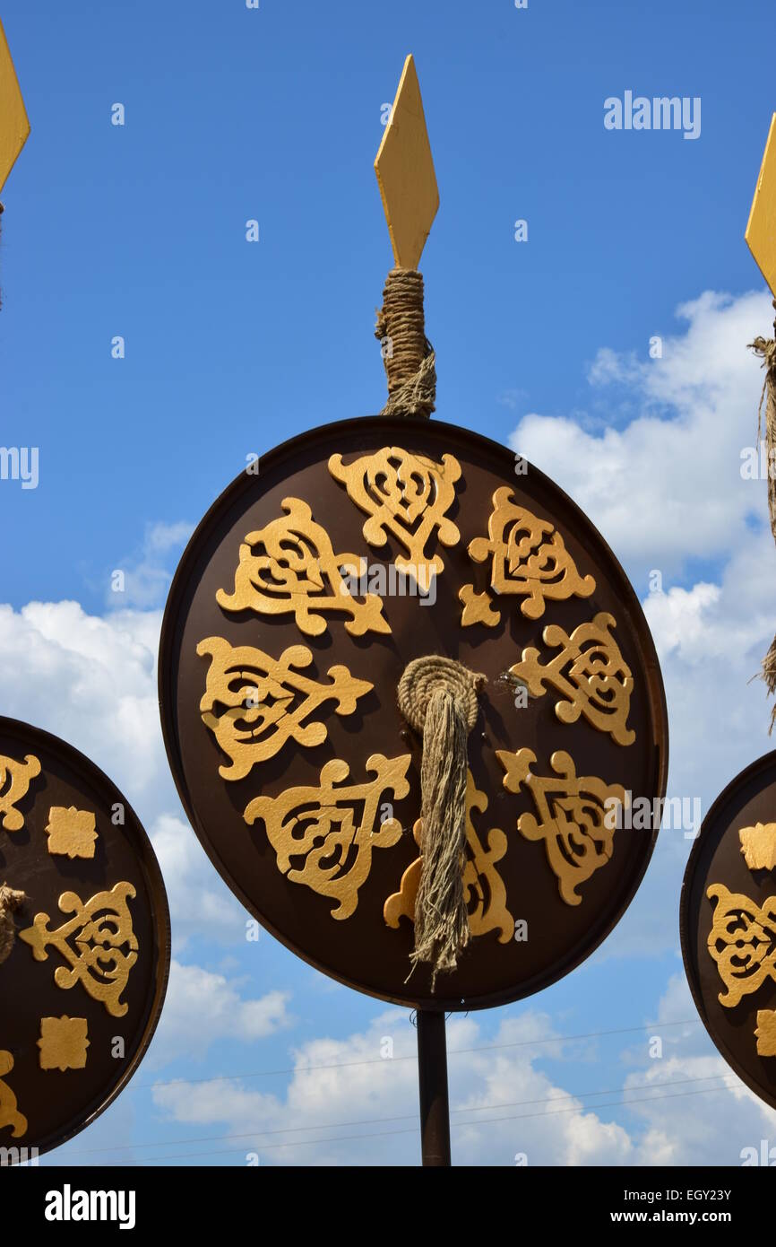Decorative shields hi-res stock photography and images - Alamy