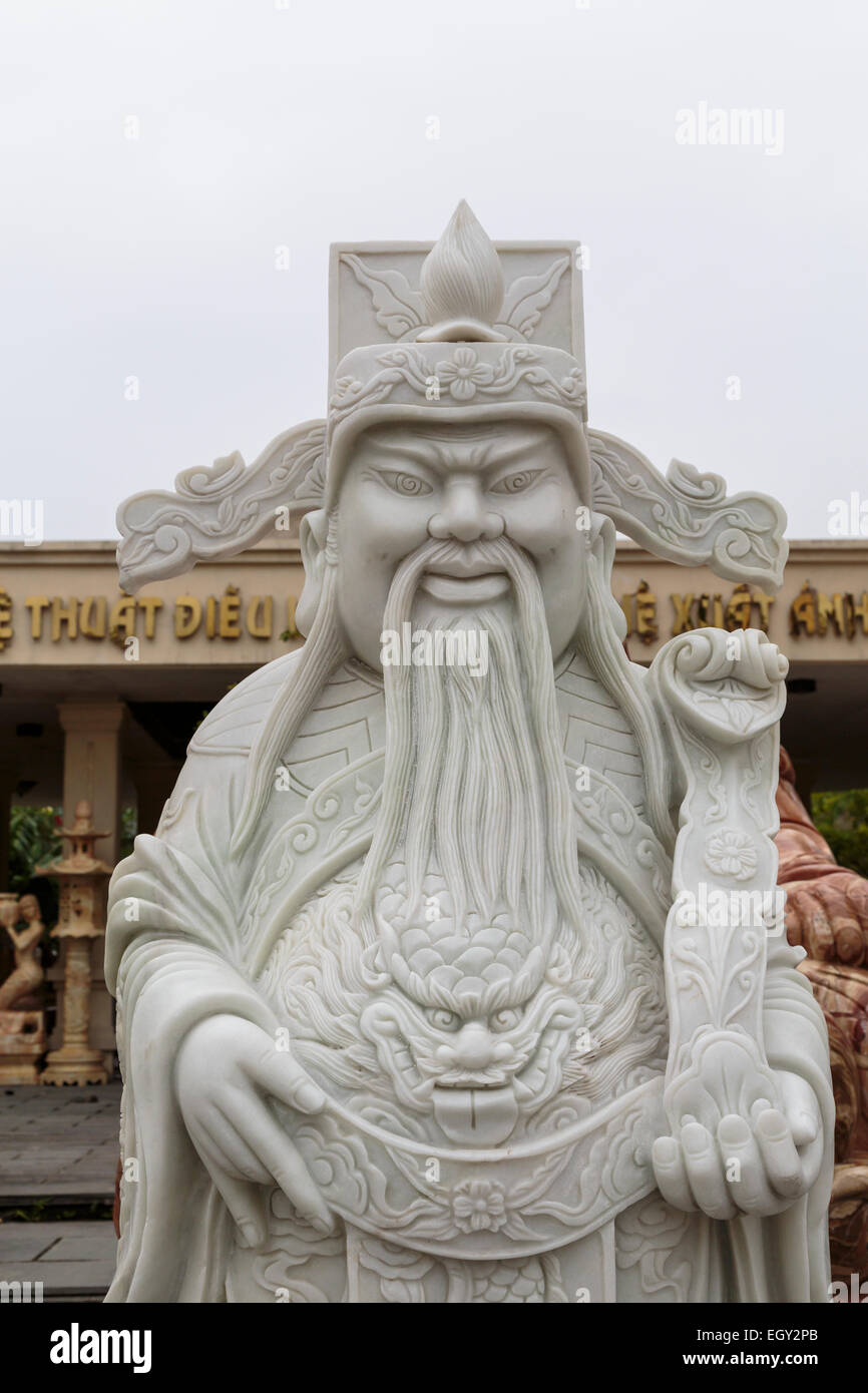 Sculptures at a marble factory near the quarries of the Marble ...