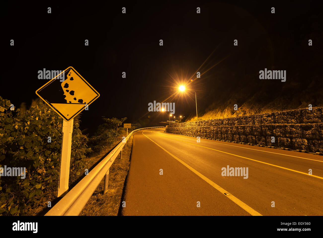 Beware of falling rocks hi-res stock photography and images - Alamy