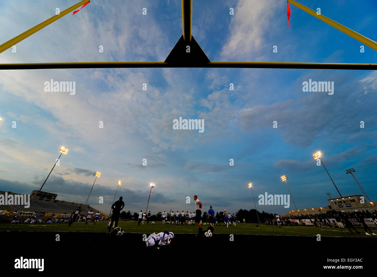Football goal post hi-res stock photography and images - Alamy