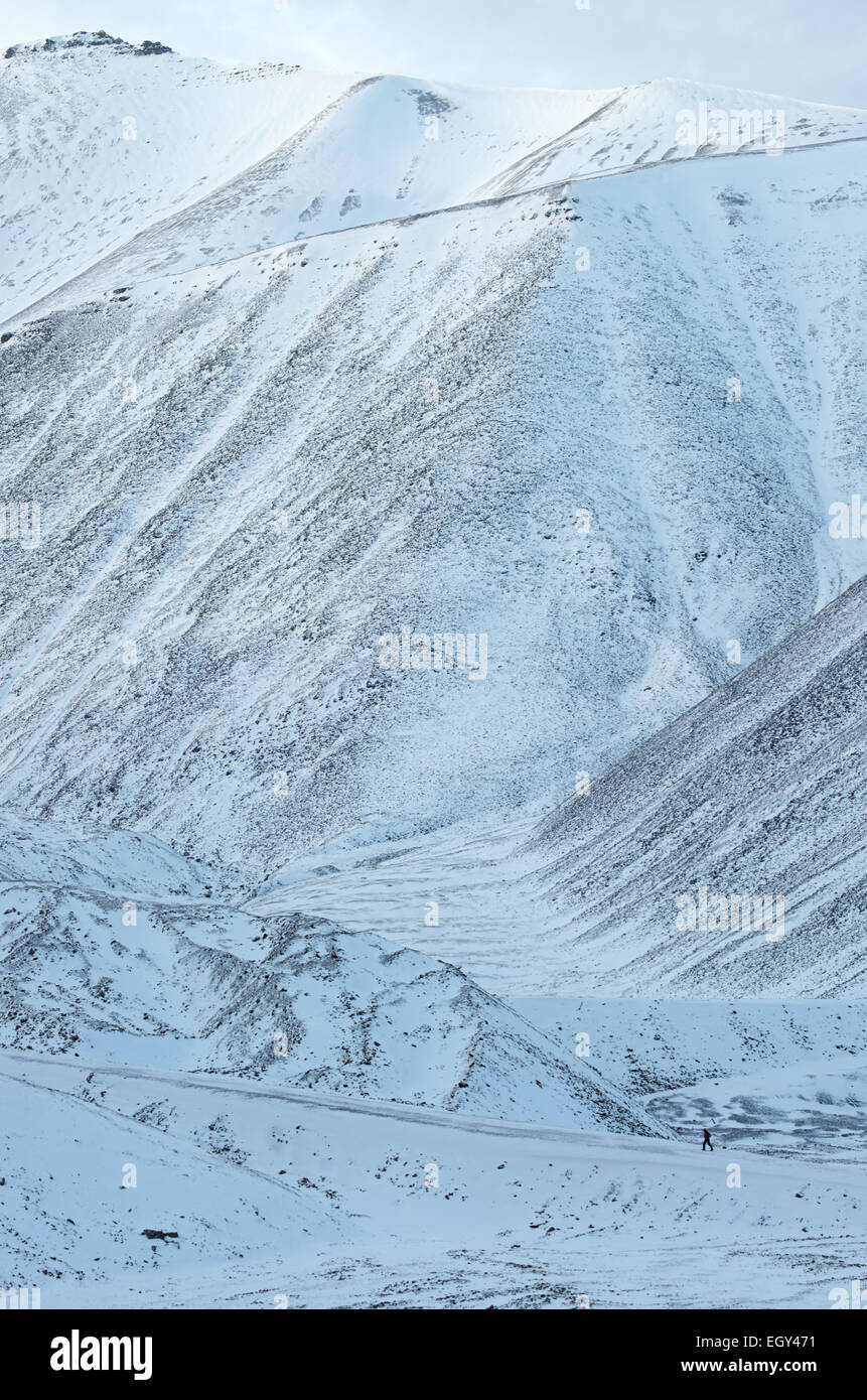 Longyear Valley, Svalbard Stock Photo - Alamy