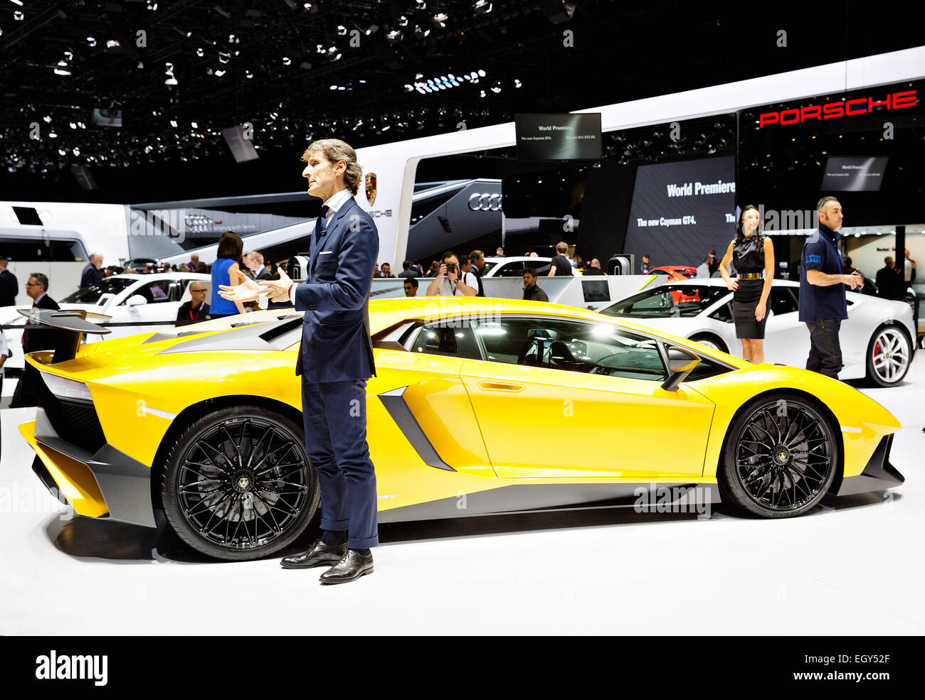 Stephan Winkelmann, Lamborghini Aventador SV Stock Photo - Alamy