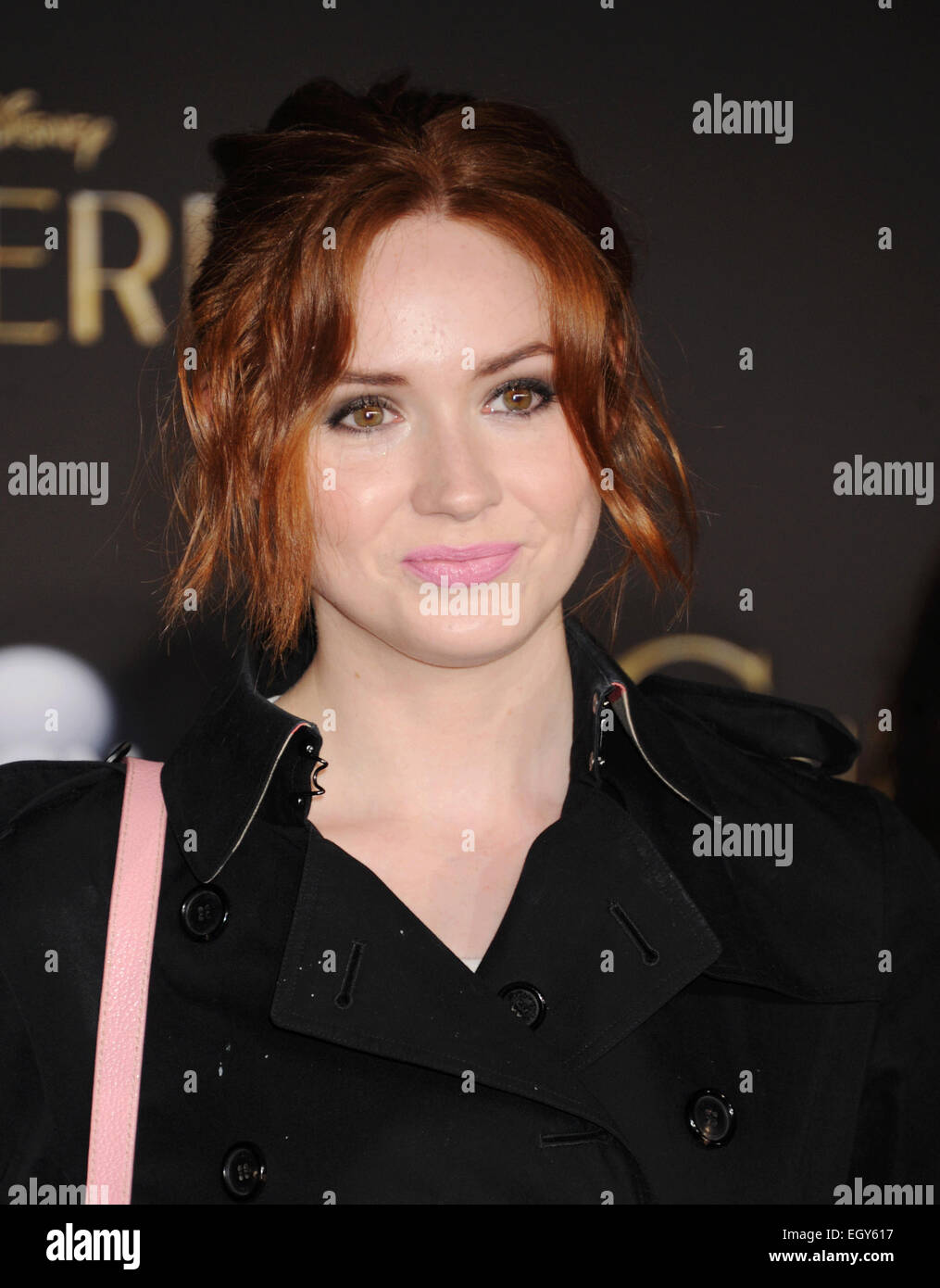 KAREN GILLAN Scottish film actress in March 2015. Photo Jeffrey Mayer ...