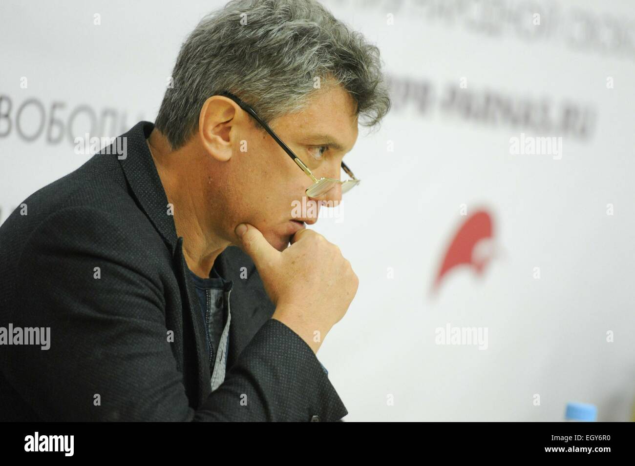 Conference of the "RPR-Parnassus" party in Molodezhny Hotel in Moscow ...