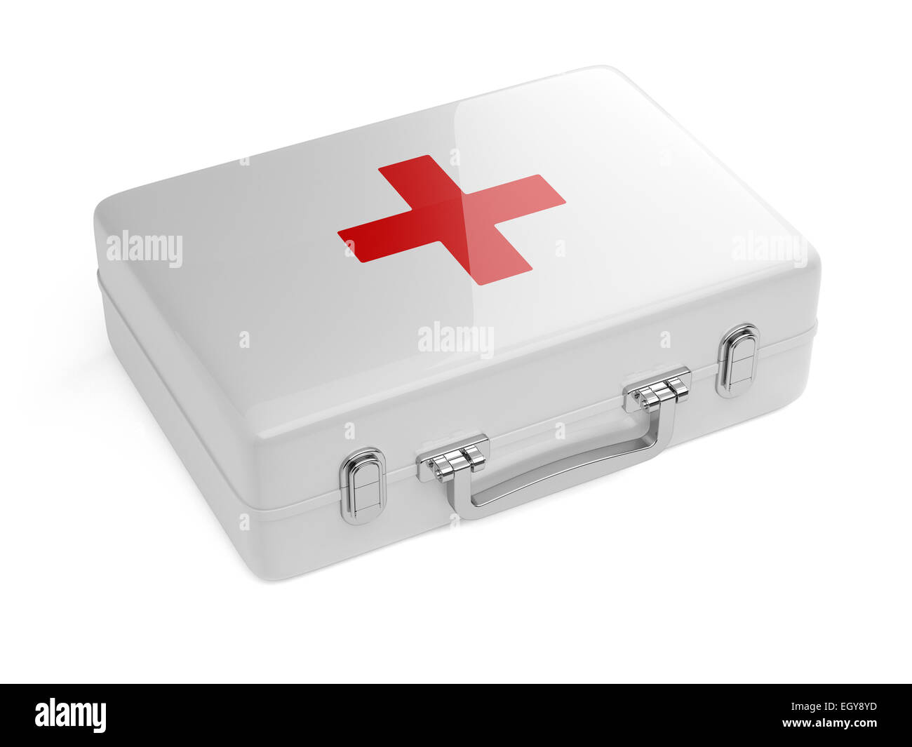 3d render of first aid kit isolated on white background Stock Photo - Alamy