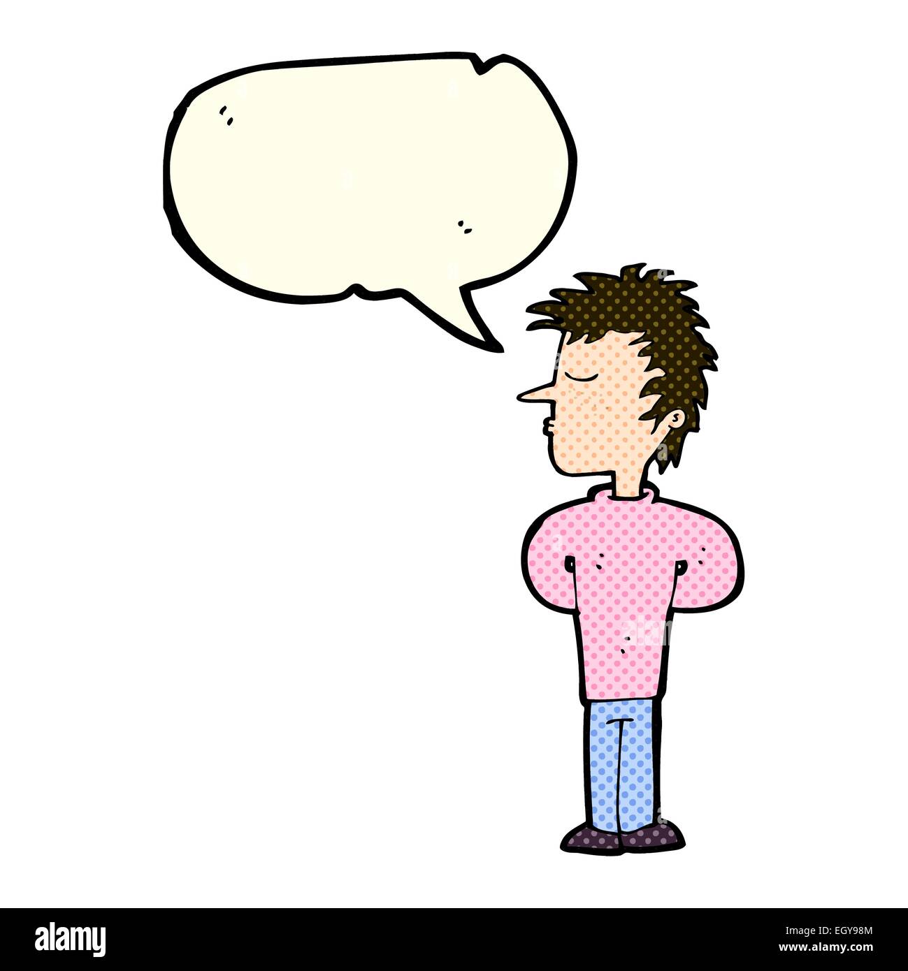 Cartoon man ignoring Cut Out Stock Images & Pictures - Alamy
