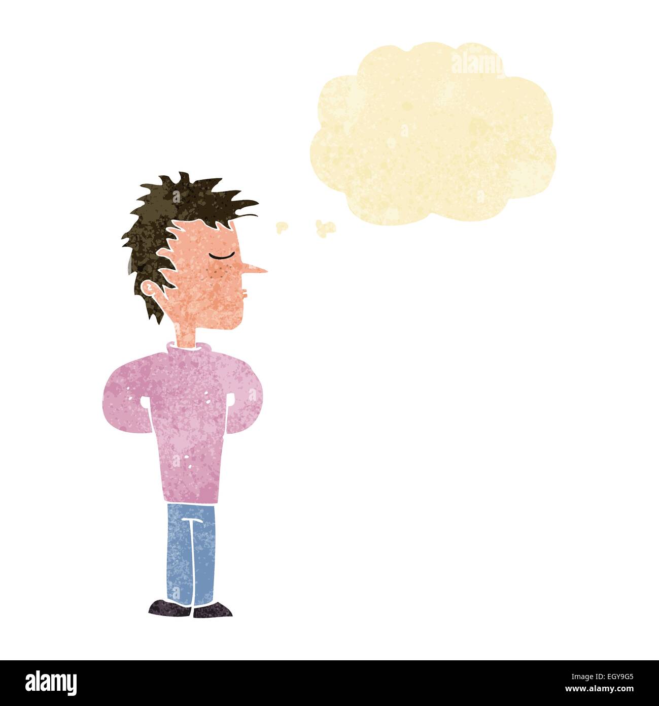 Cartoon Man Ignoring High Resolution Stock Photography and Images - Alamy