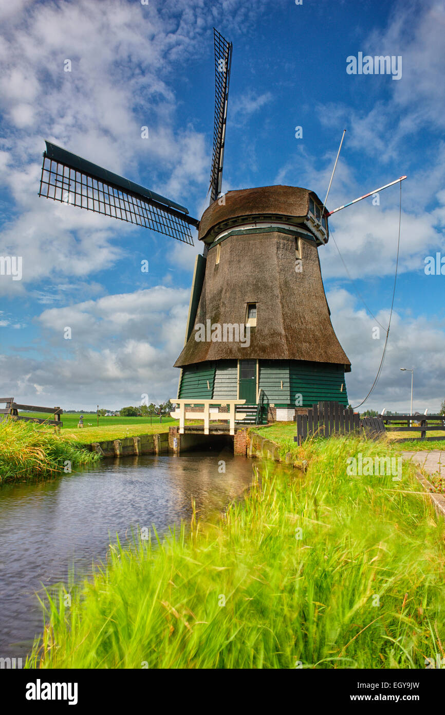 Rural windmill holland hi-res stock photography and images - Alamy