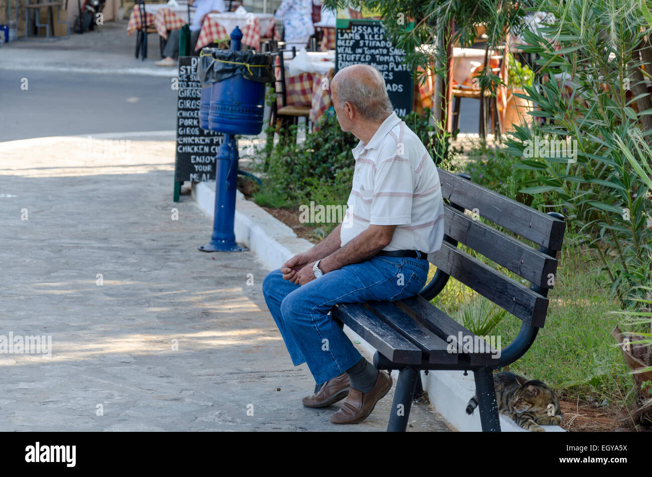 Old greek man hi-res stock photography and images - Alamy