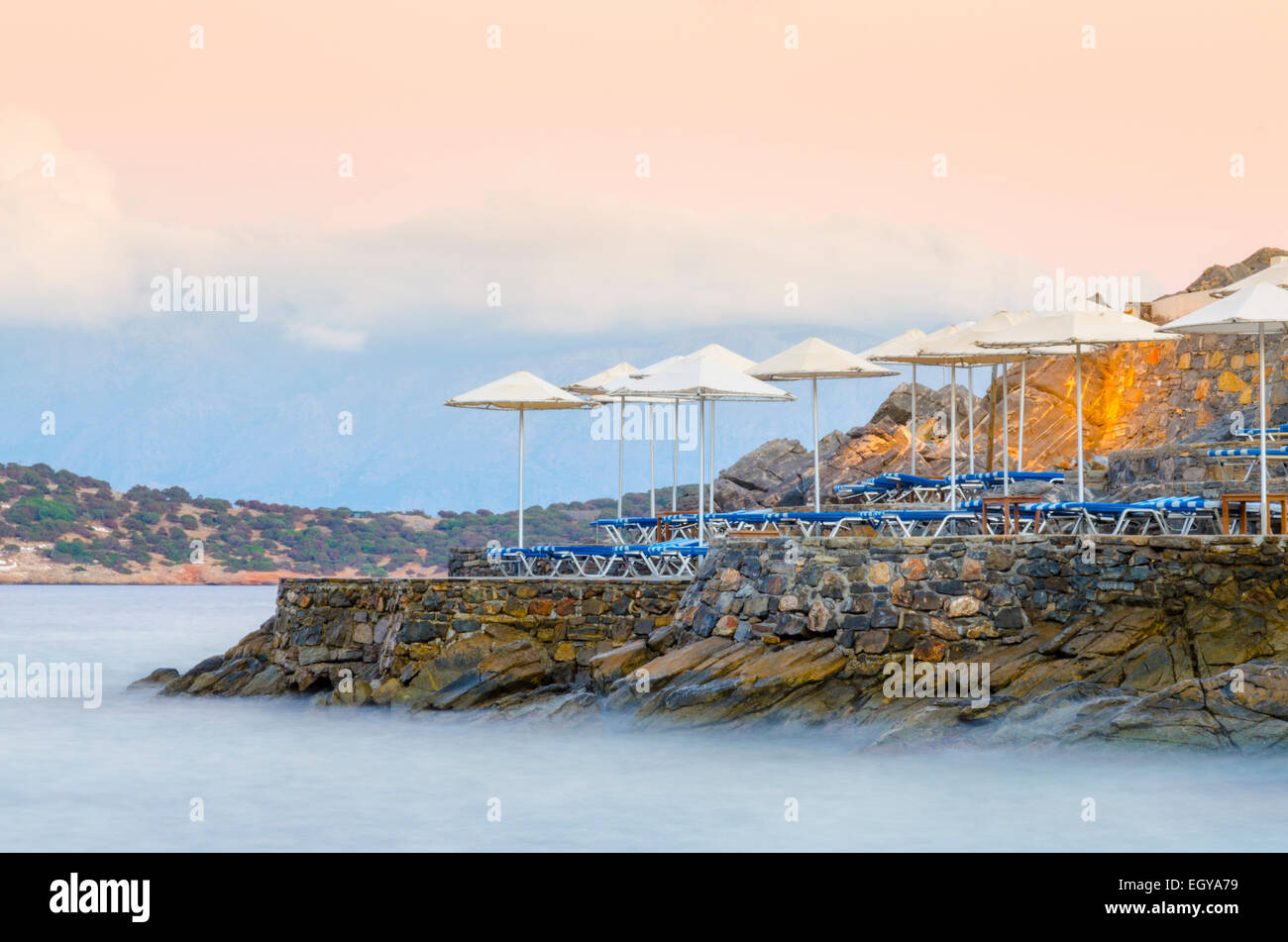 St Nicholas Bay Resort, Agios Nikolaos, Crete, Greece Stock Photo - Alamy