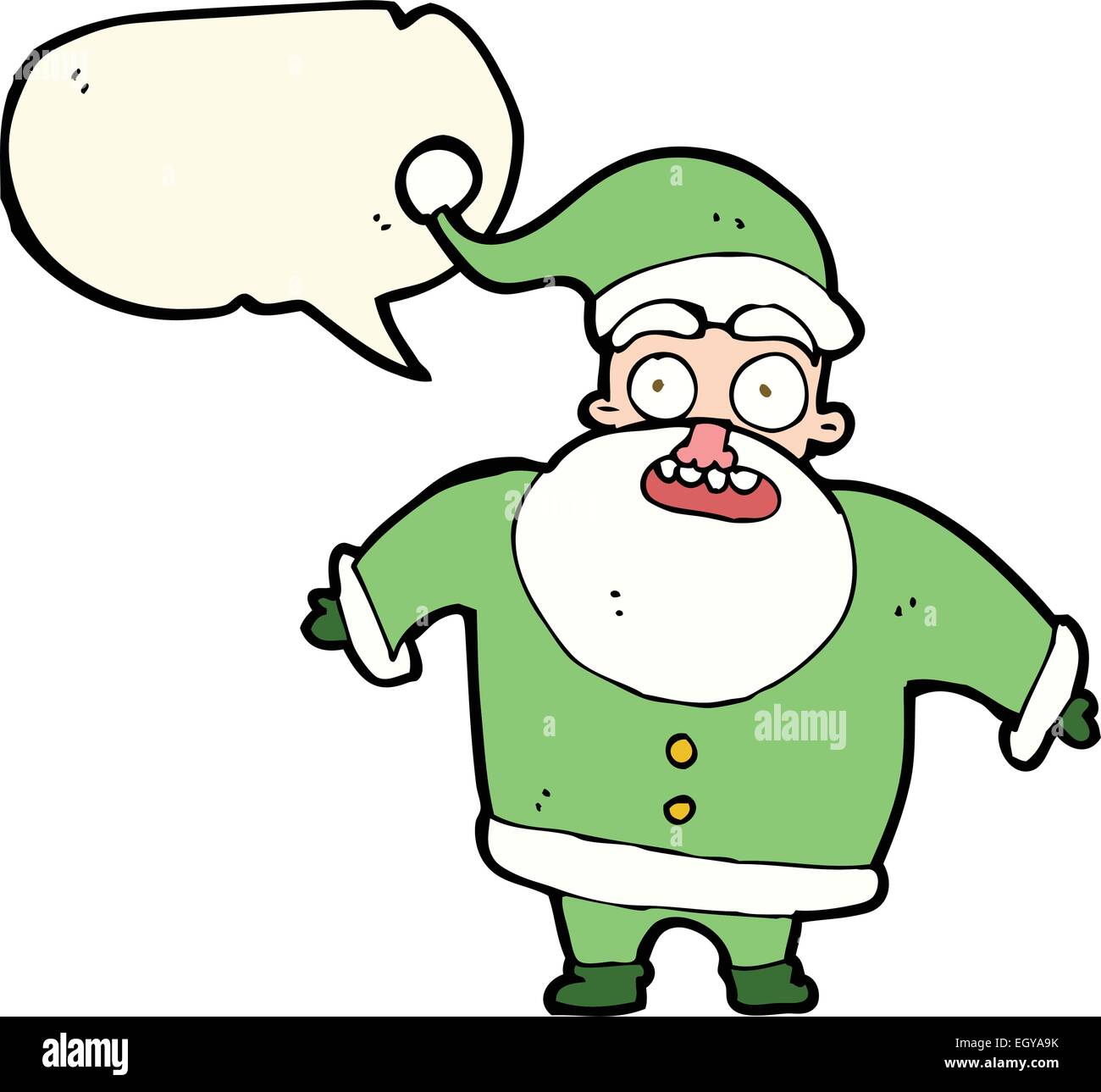 Cartoon shocked santa claus hi-res stock photography and images - Alamy