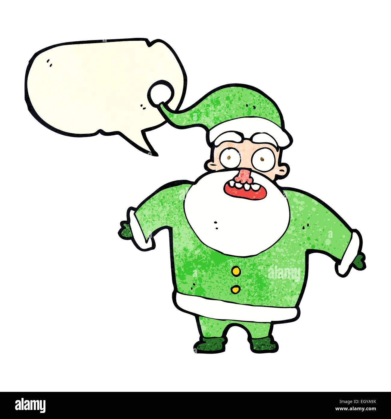 Cartoon shocked santa claus hi-res stock photography and images - Alamy