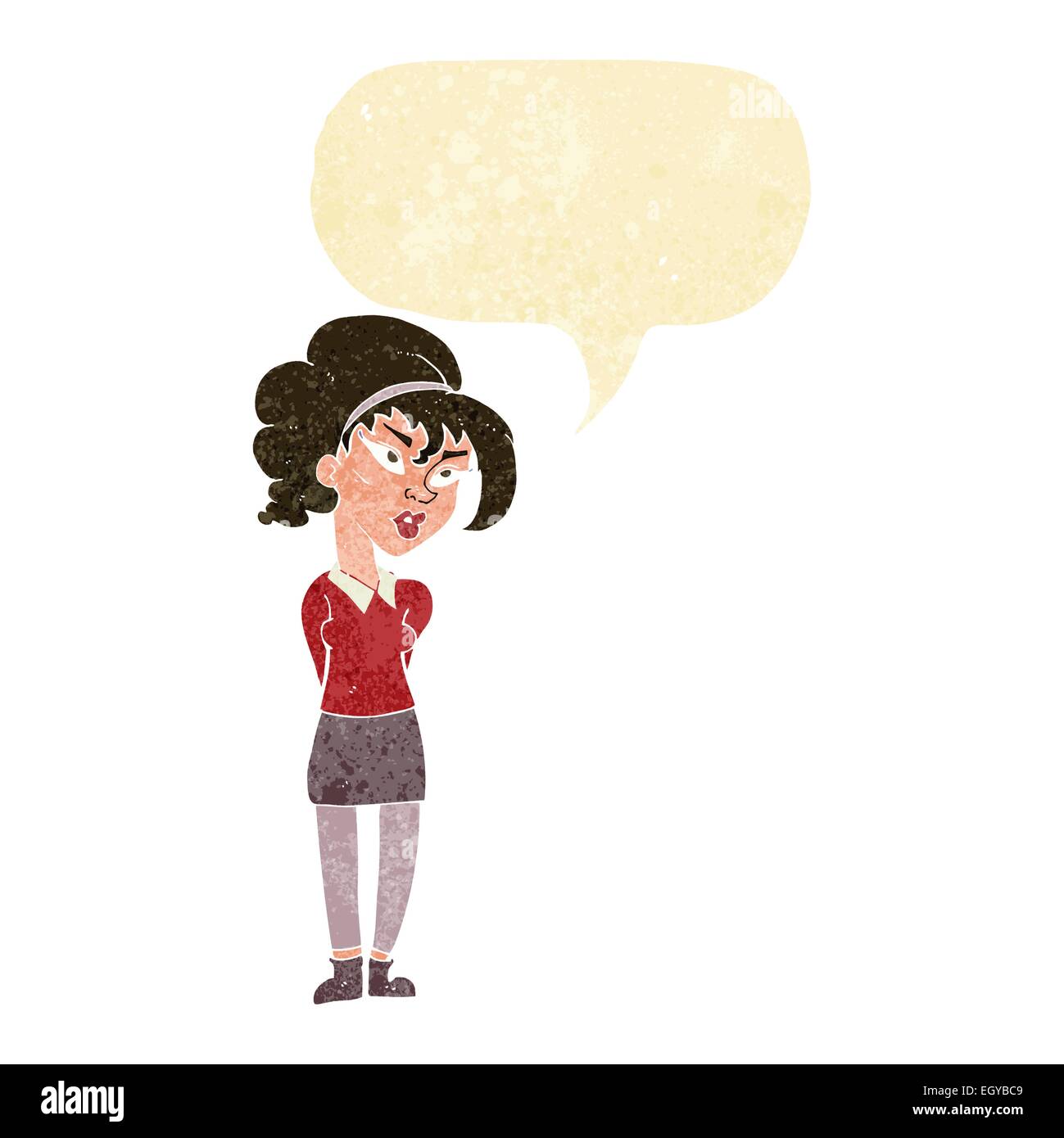 Tilted head Stock Vector Images - Alamy