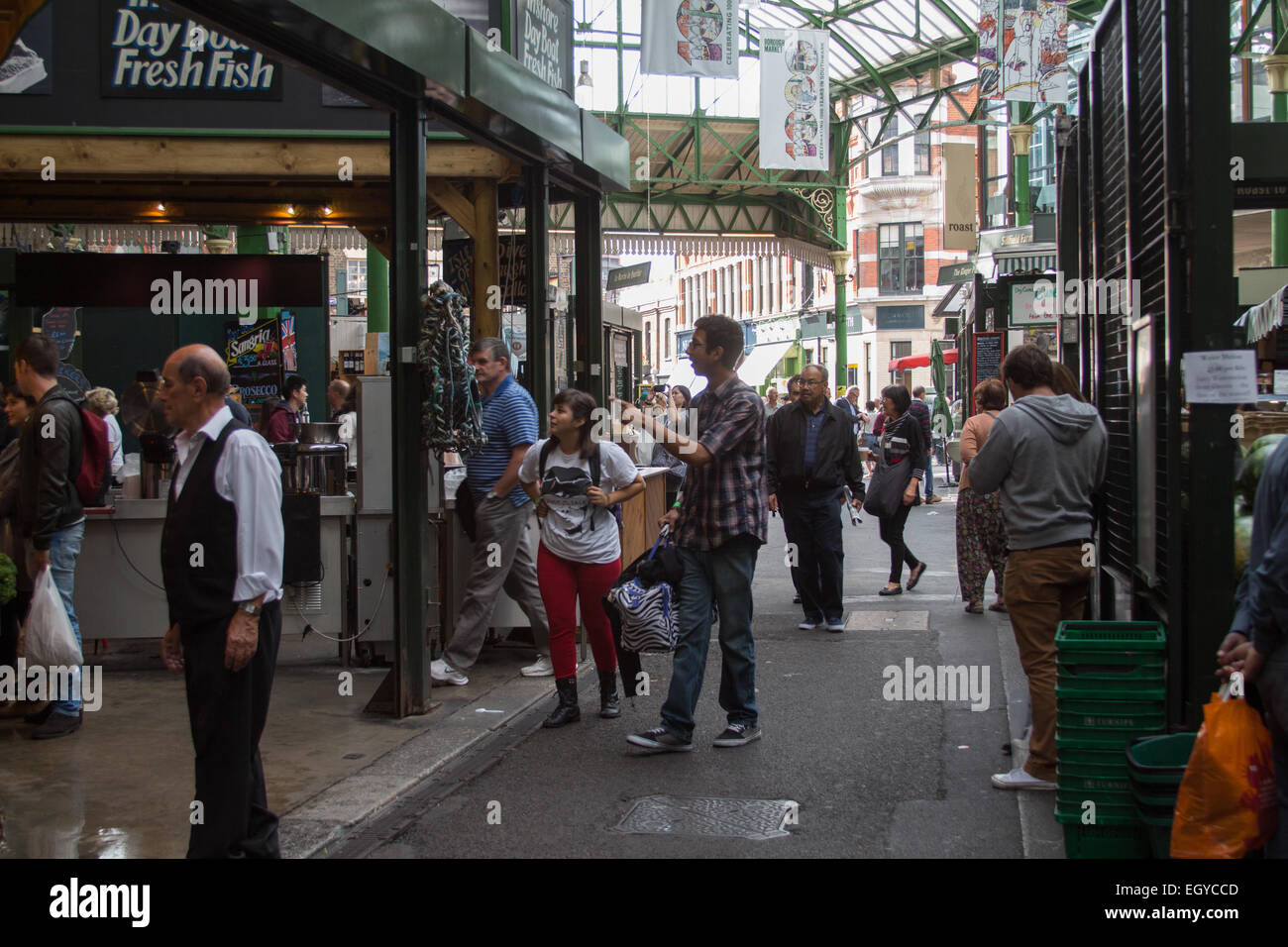 Borough Market at London Bridge, UK Stock Photo - Alamy