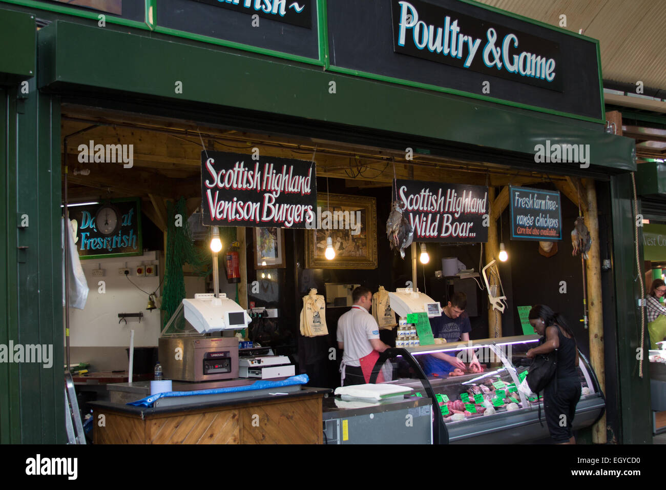 Borough Market at London Bridge, UK Stock Photo - Alamy