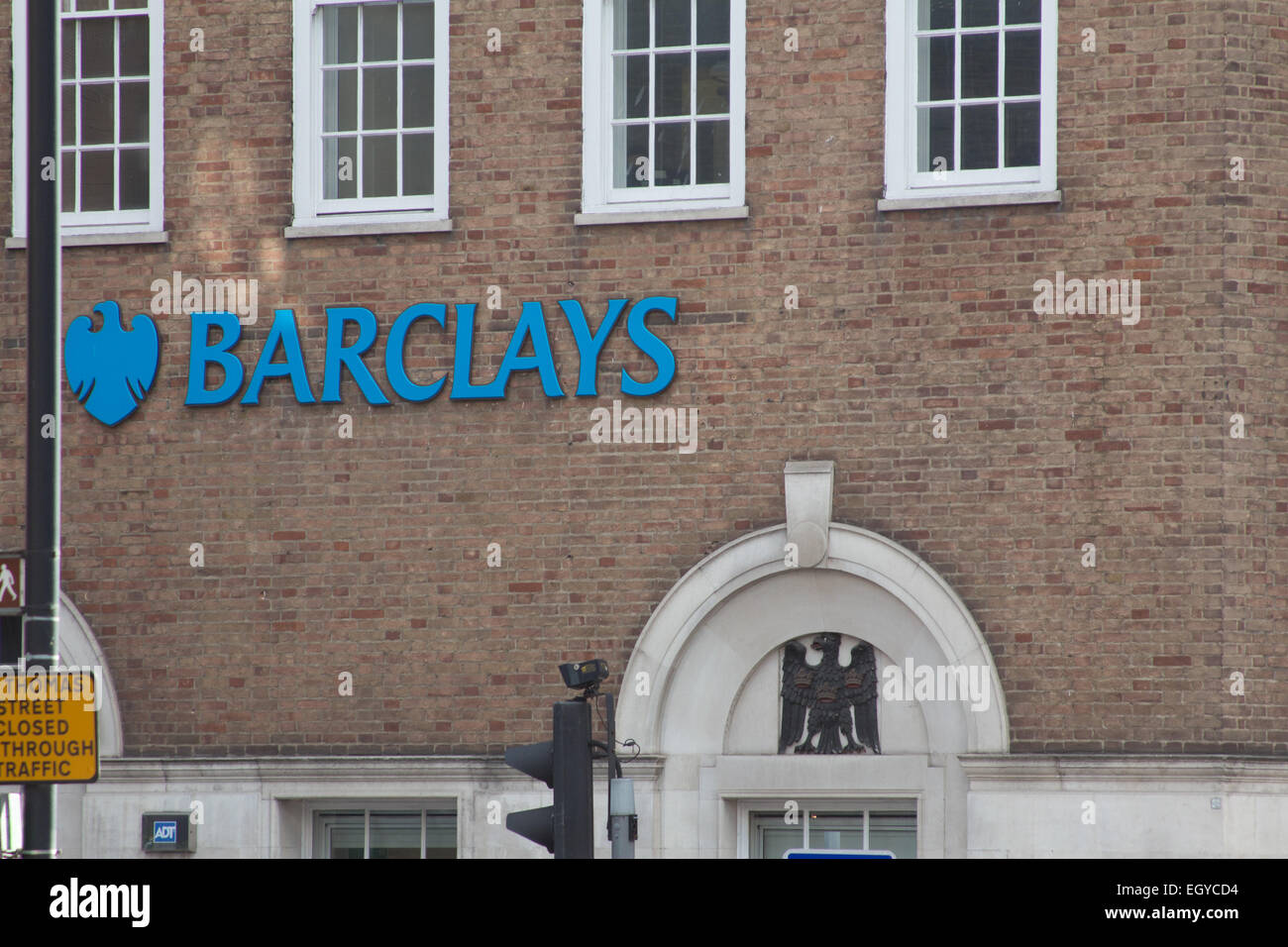 Barclays bank logo eagle hi-res stock photography and images - Alamy