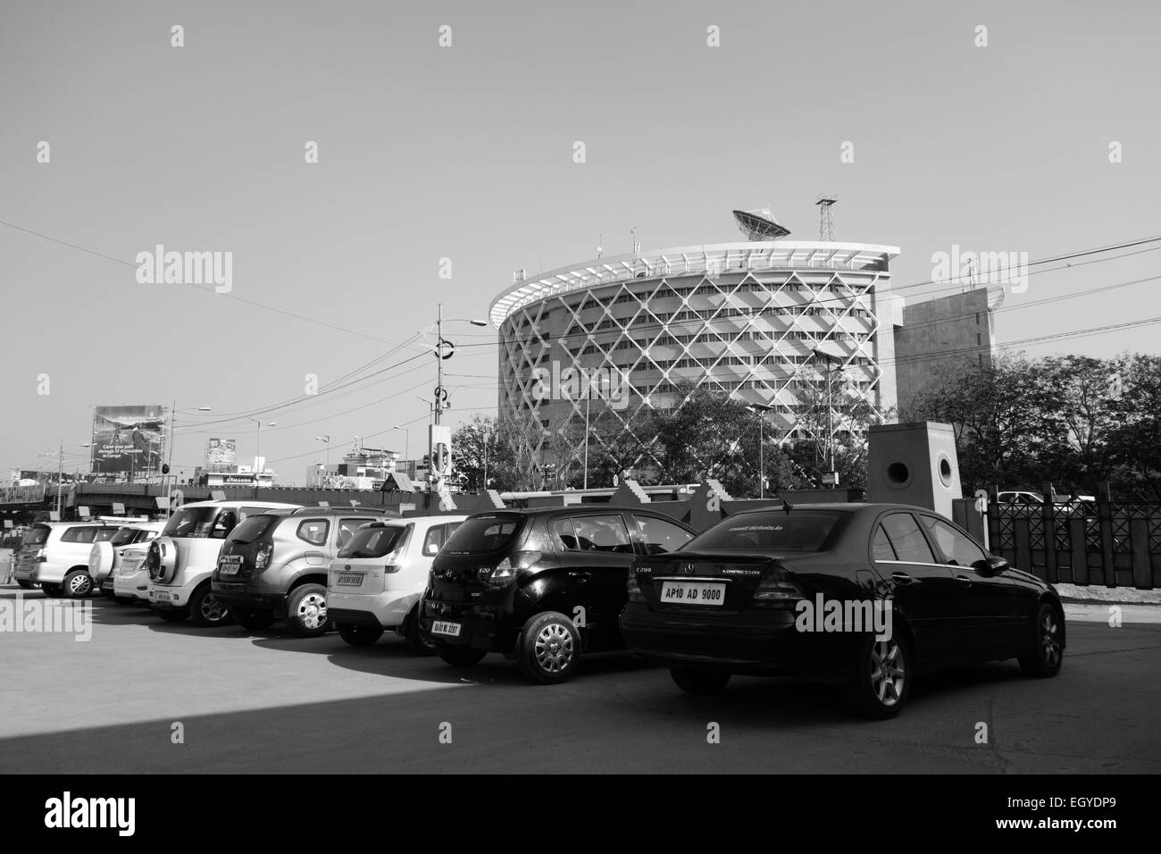 Cyber towers Black and White Stock Photos & Images - Alamy