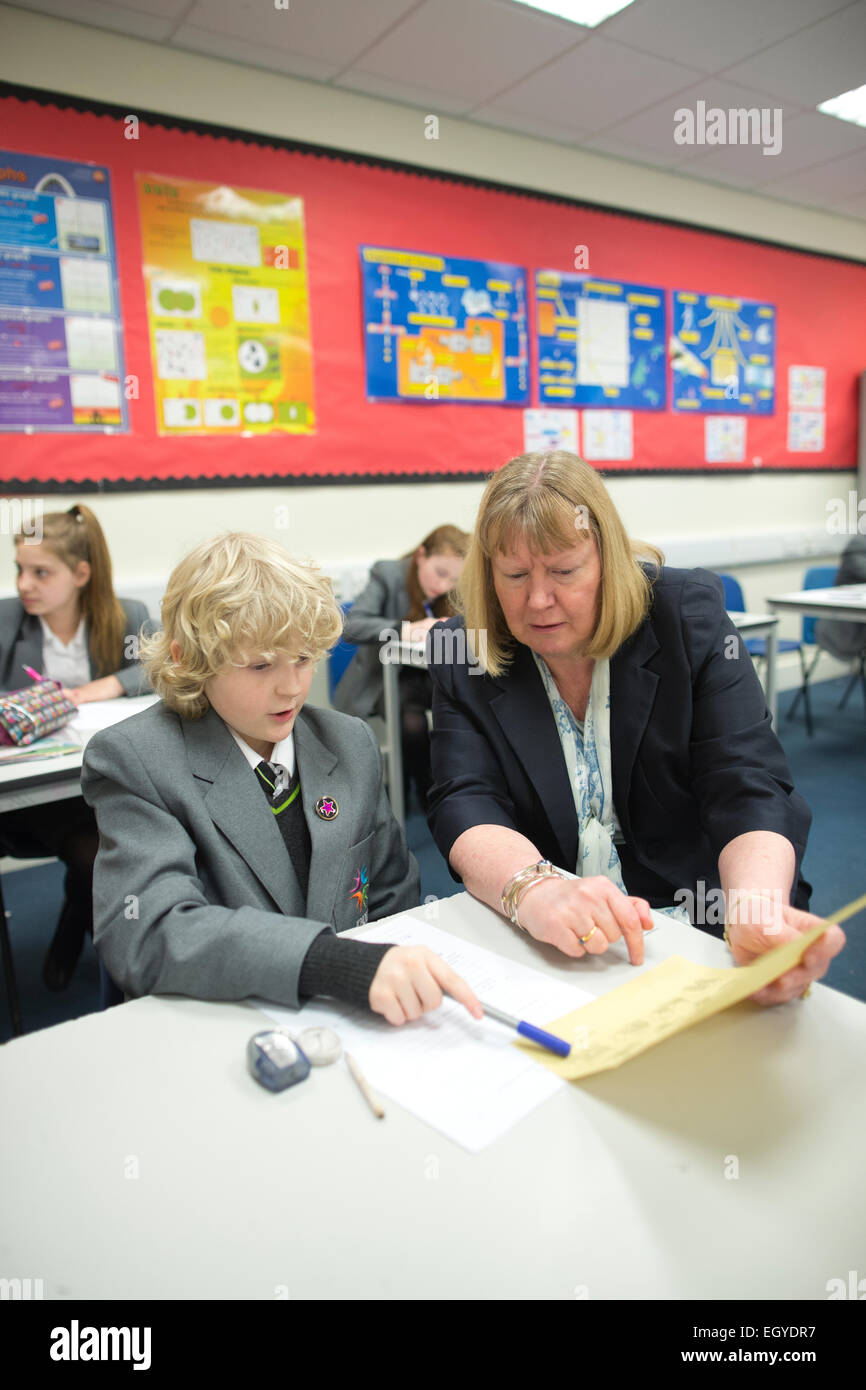 Mary Boyle, Principal at Knole Academy, attending a class at the all ...