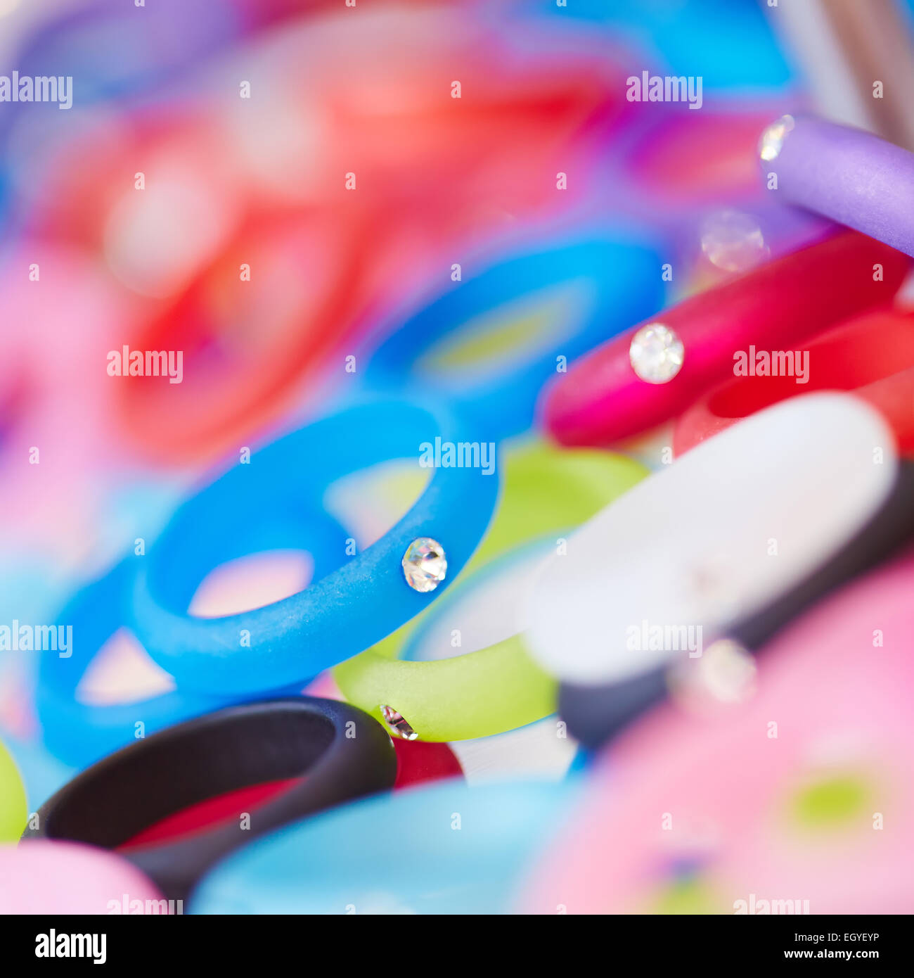 Colorful rings hi-res stock photography and images - Alamy