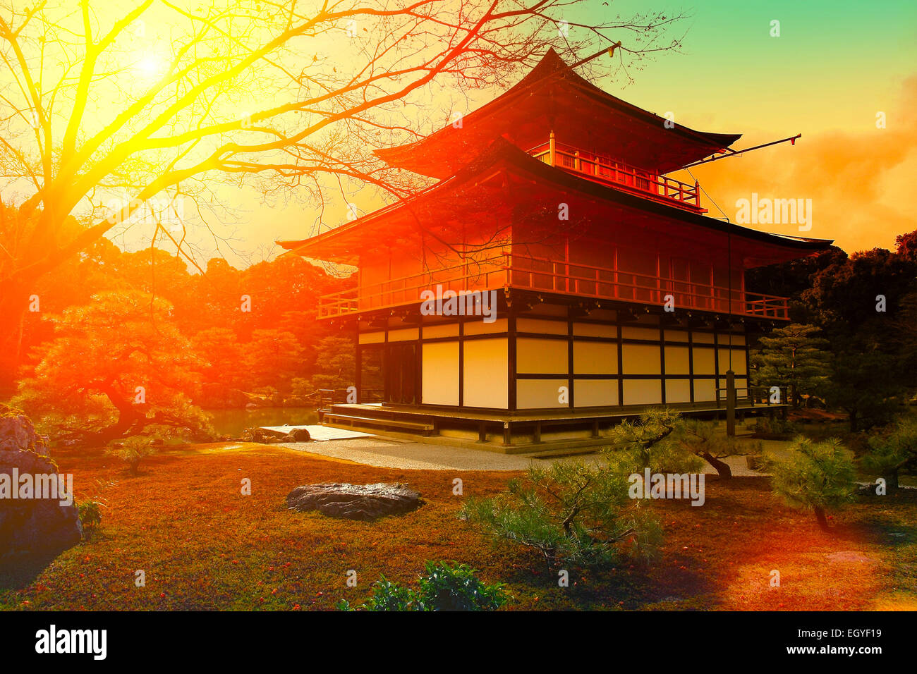 Kinkakuji temple hi-res stock photography and images - Alamy