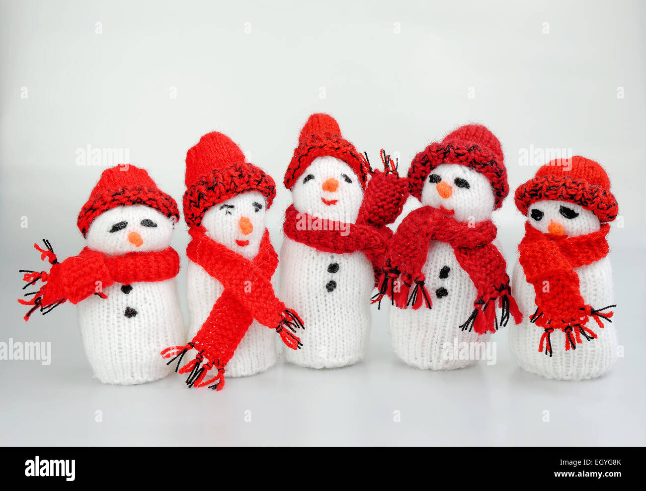 Row Of Snowmen High Resolution Stock Photography and Images - Alamy