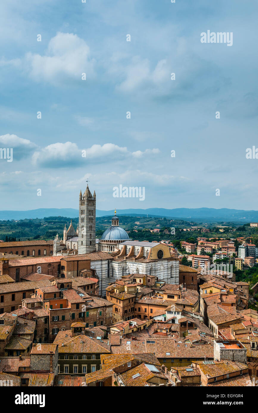 Old town with Siena Cathedra, Siena, Tuscany, Italy Stock Photo - Alamy