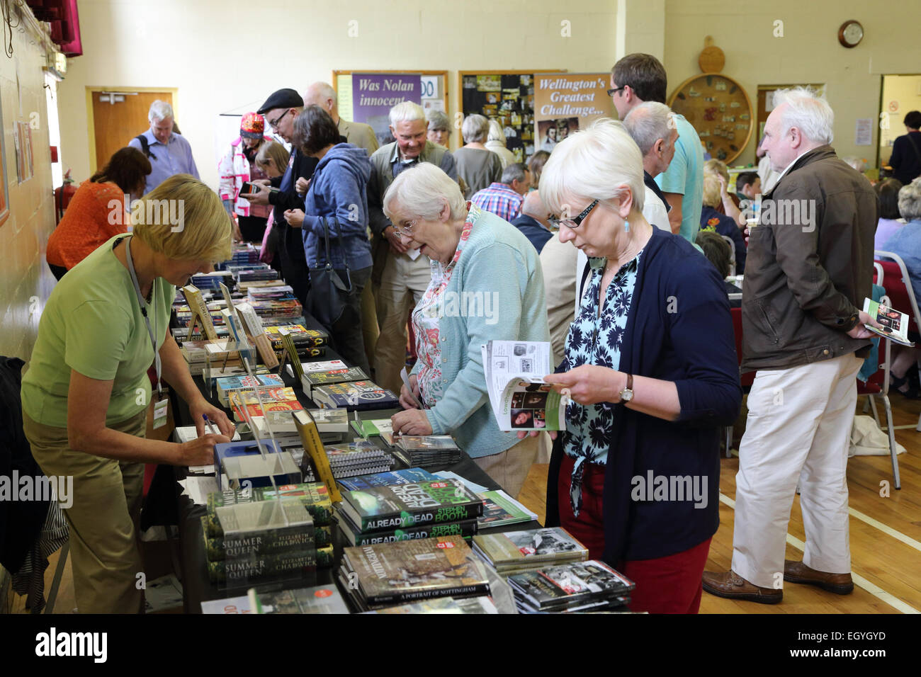 Lowdham Book Festival Notts Stock Photo - Alamy
