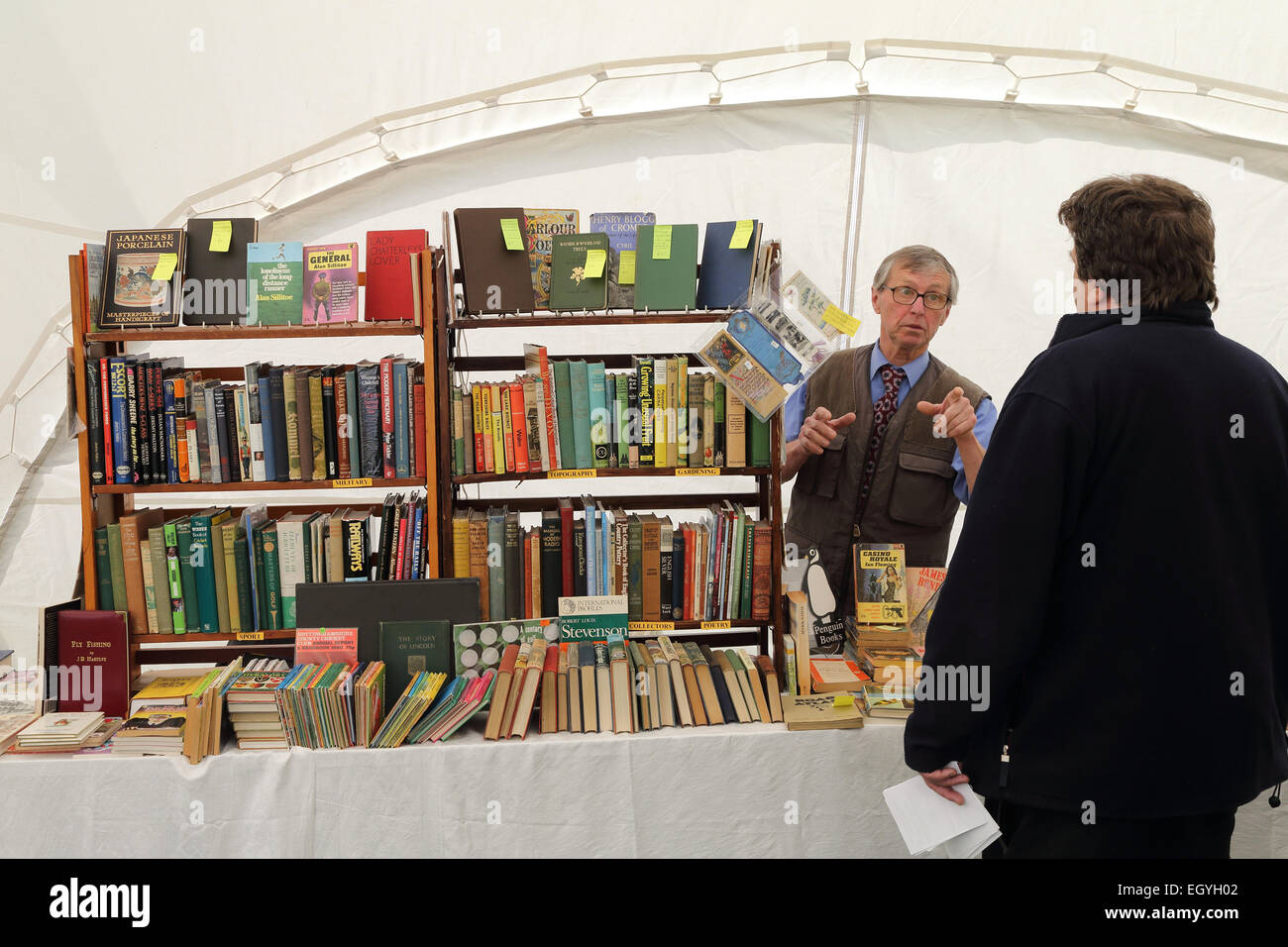 Lowdham Book Festival Notts Stock Photo - Alamy