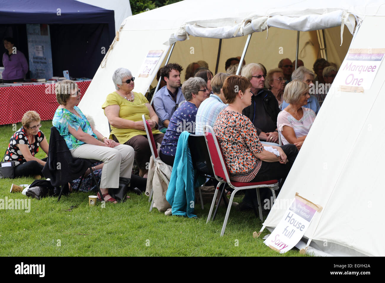 Lowdham Book Festival Notts Stock Photo - Alamy