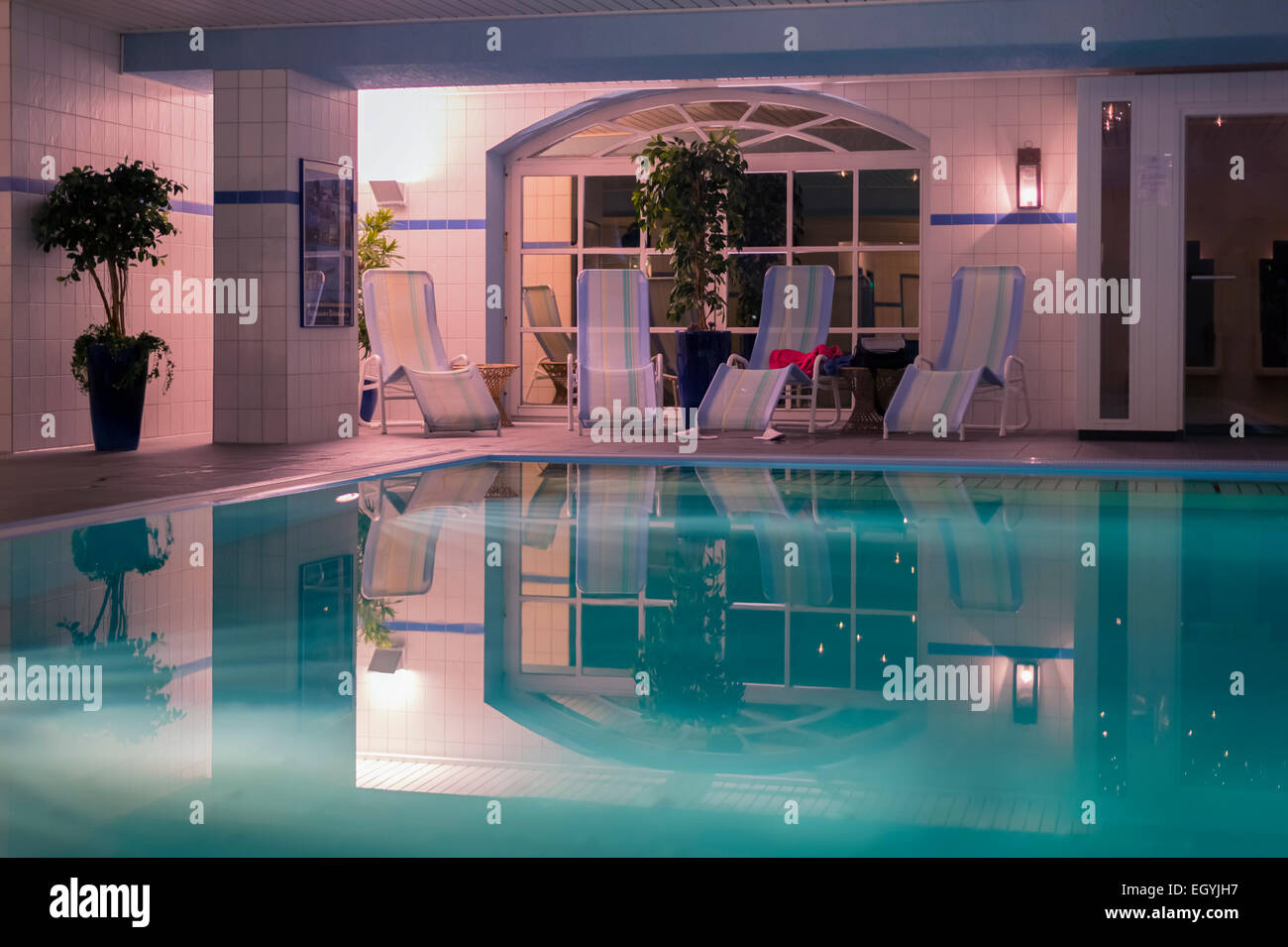Pool of a hotel Stock Photo - Alamy