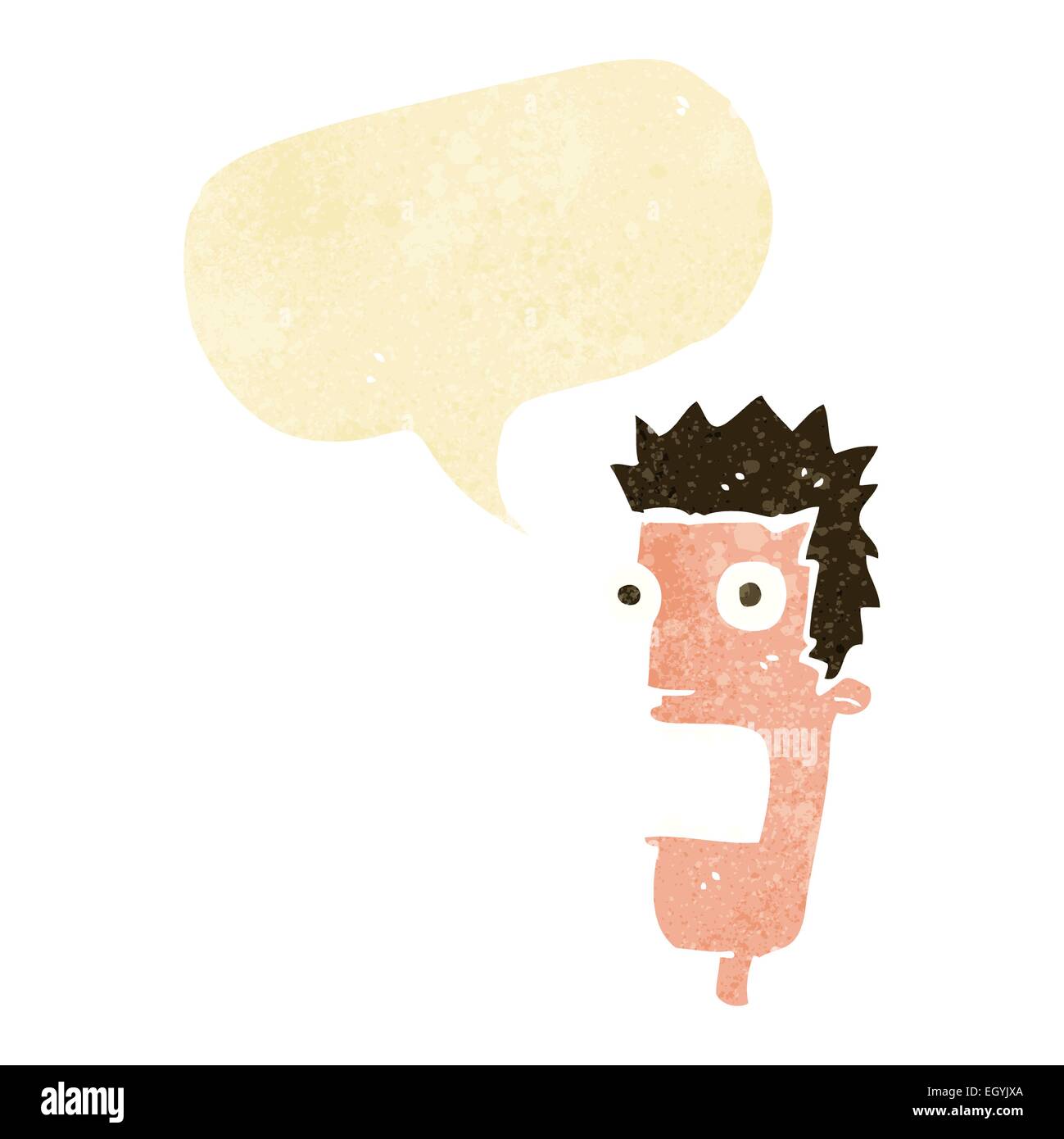 Cartoon shocked face speech hi-res stock photography and images - Alamy