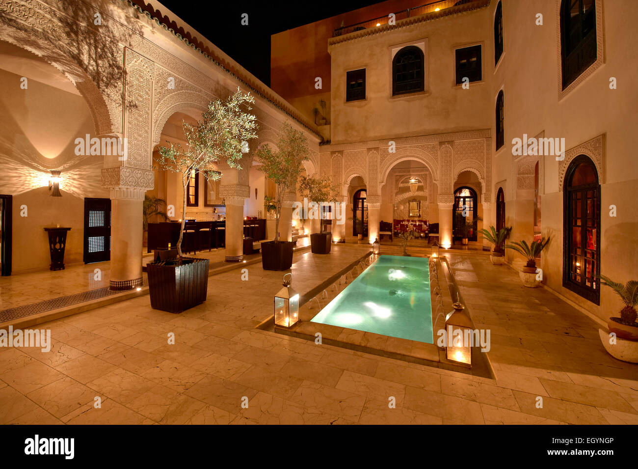 Hotel morocco night hotel riad fes hi-res stock photography and images ...