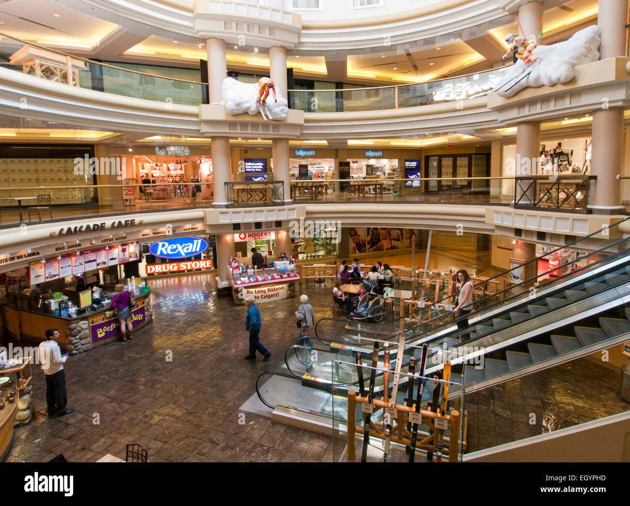 Cascade Plaza in Banff Alberta Canada Stock Photo - Alamy